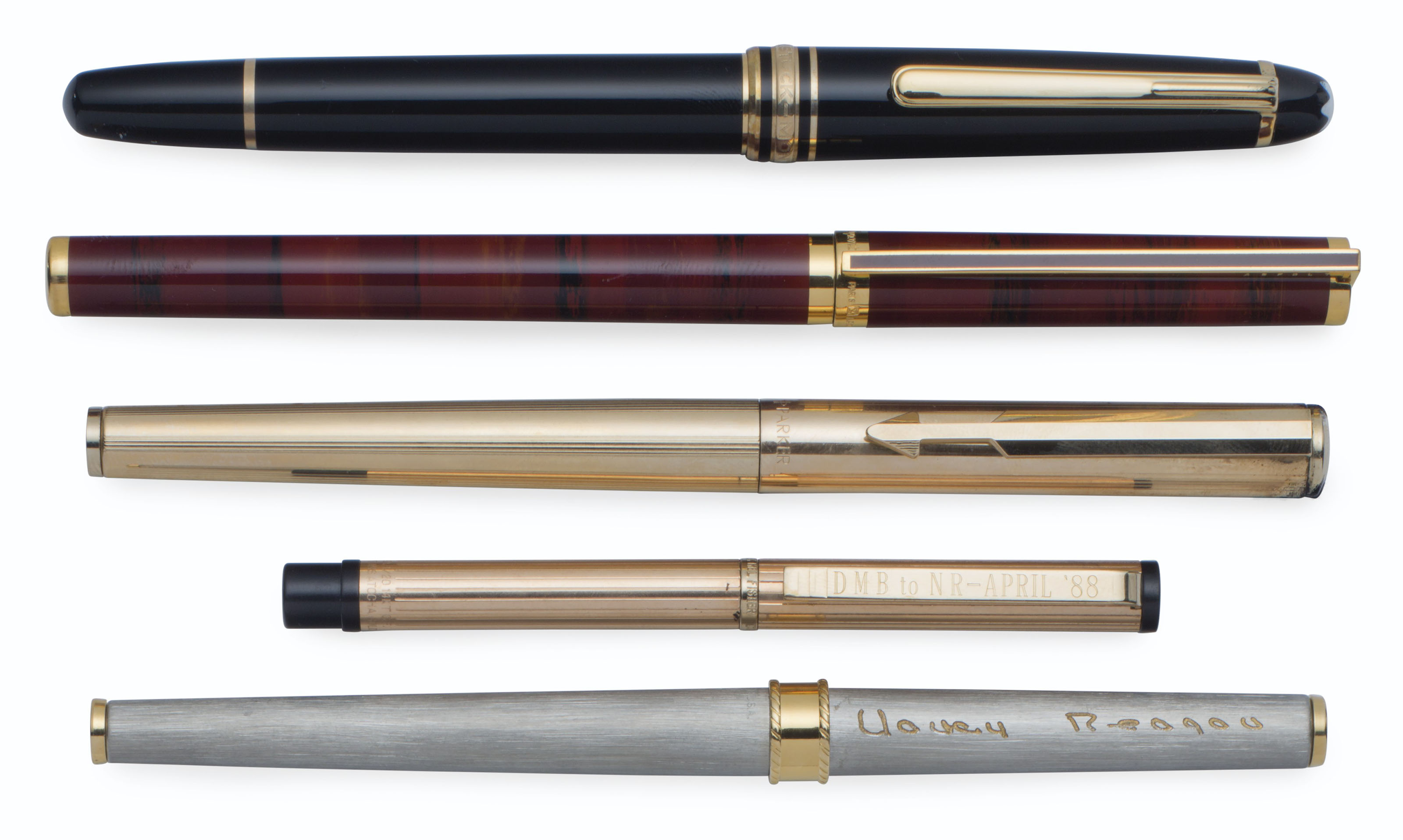 A STEEL AND GOLD BALL POINT PEN, | Christie’s