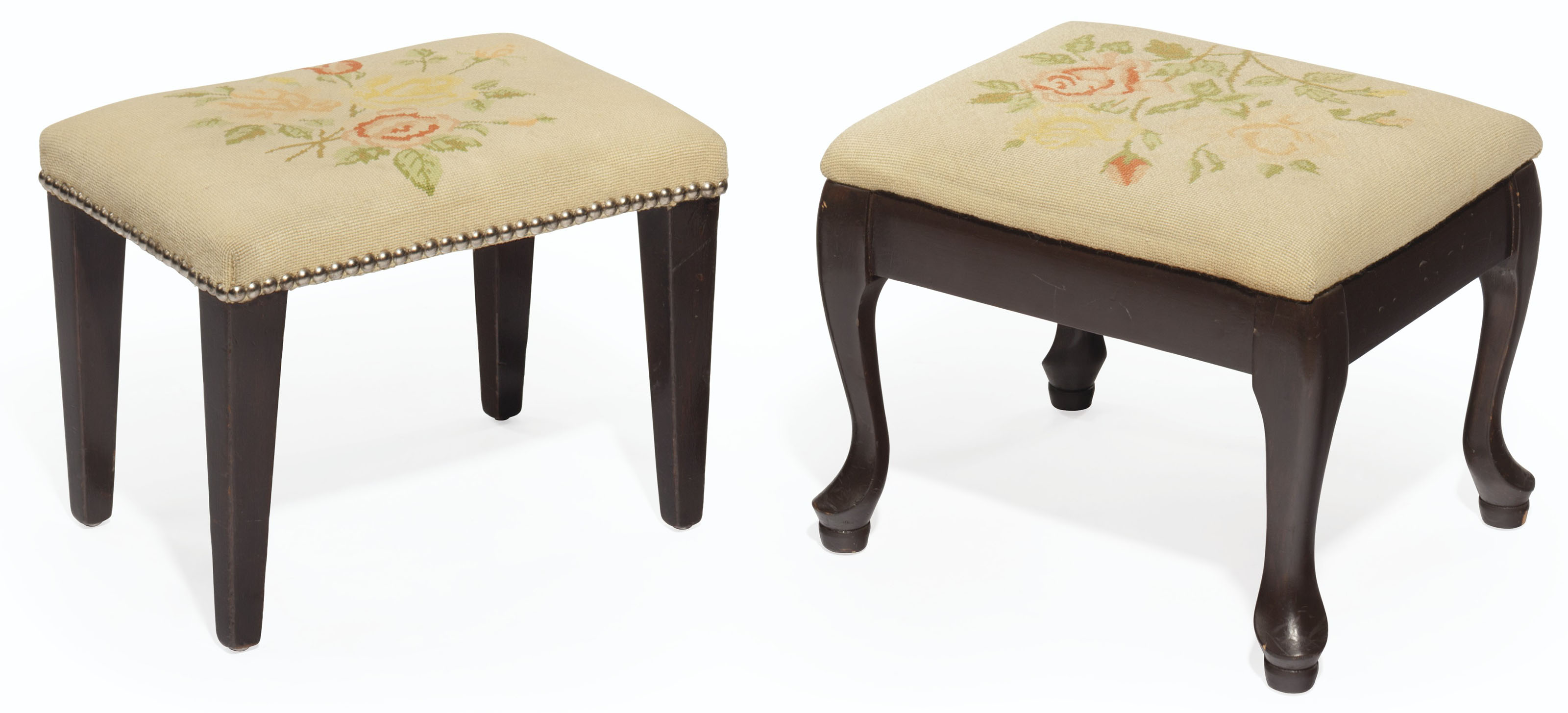 TWO PAINTED FOOTSTOOLS, | Christie’s