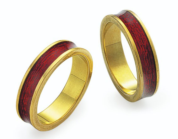SET OF ENAMEL GOLD RINGS, | Christie’s