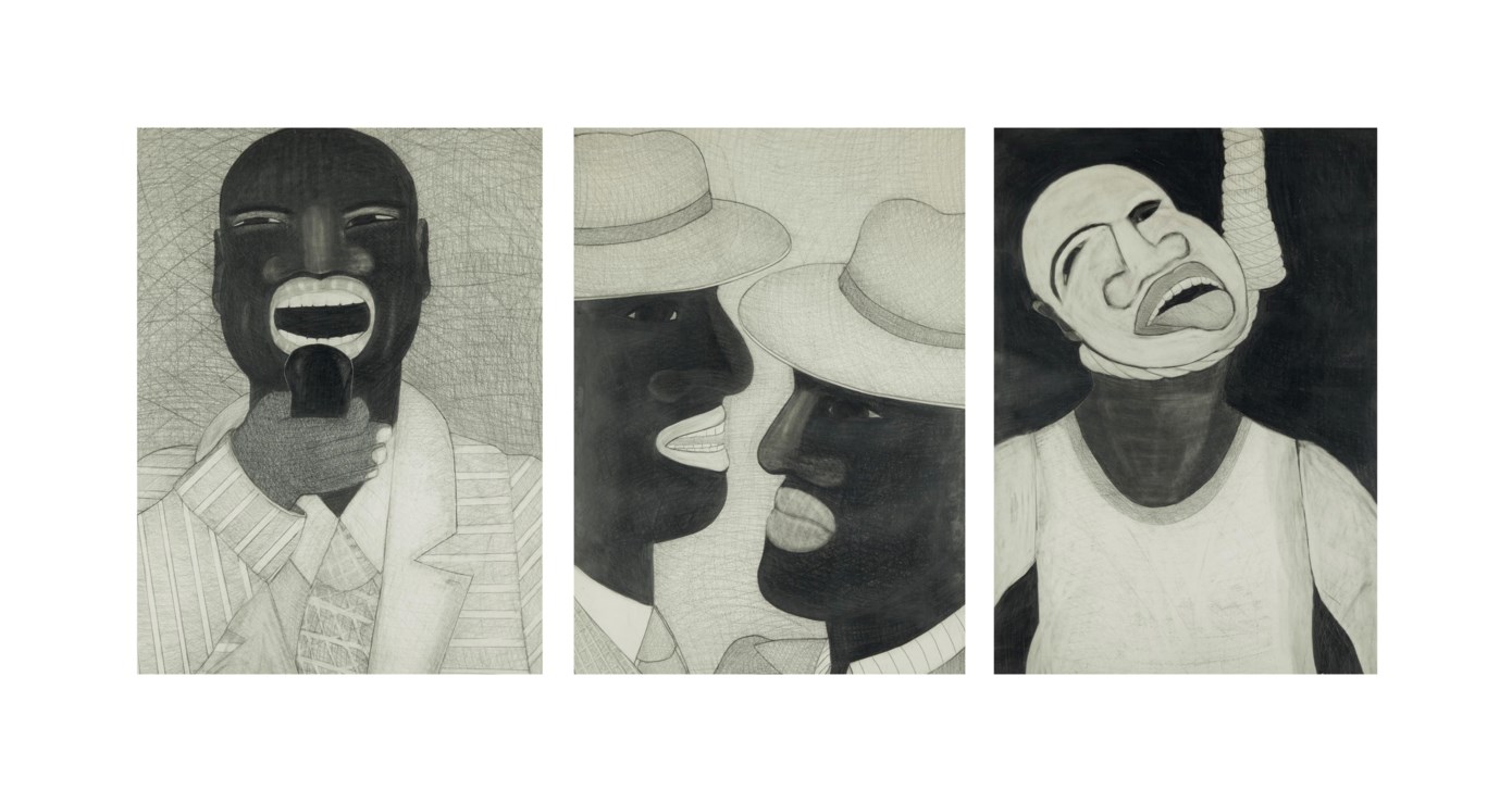 CLAUDE SANDOZ (NÉ EN 1946), Negre (tryptique) | Christie's