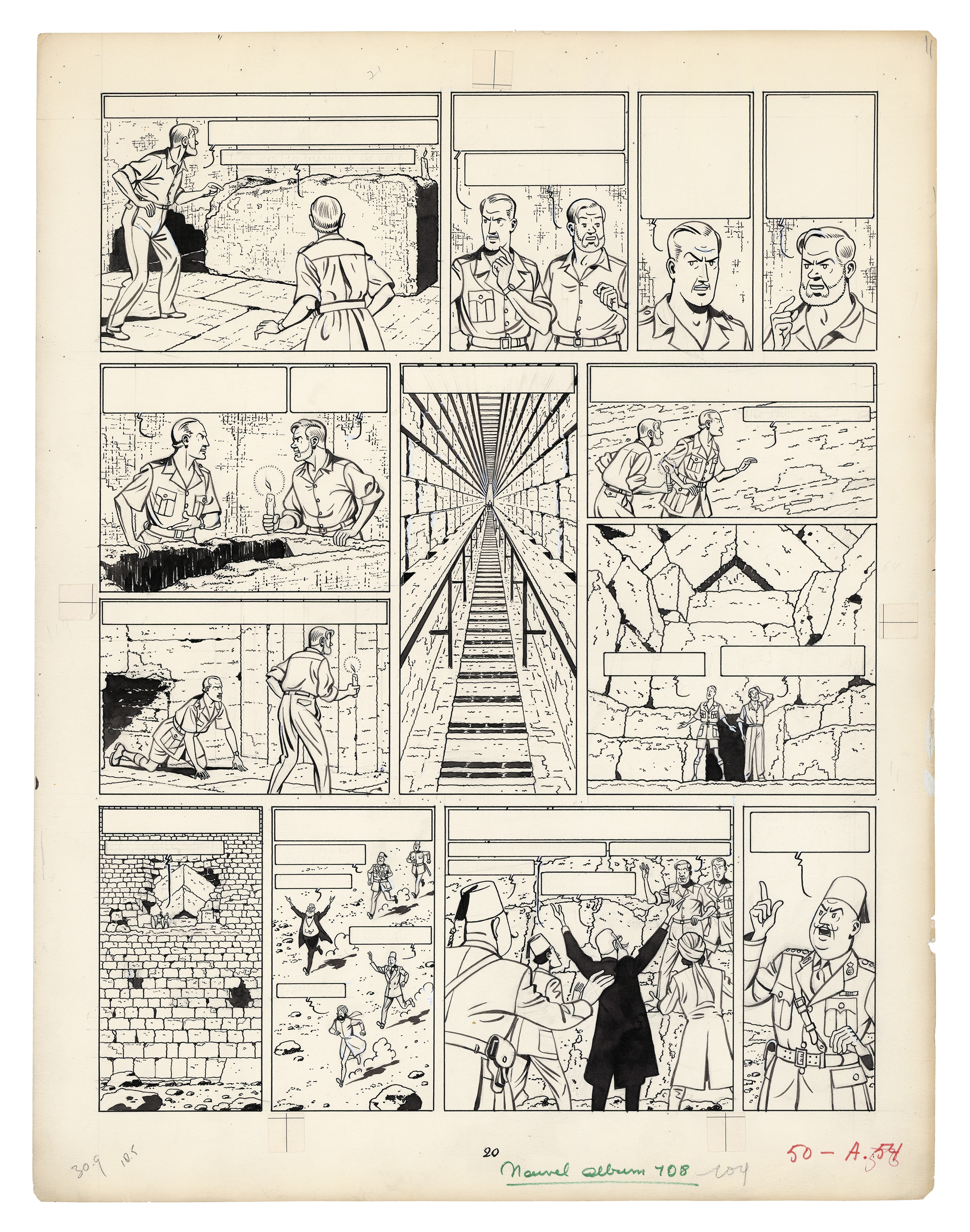 Edgar-Pierre JACOBS : 30 ans de bandes dessinées.... - auctions & price ...