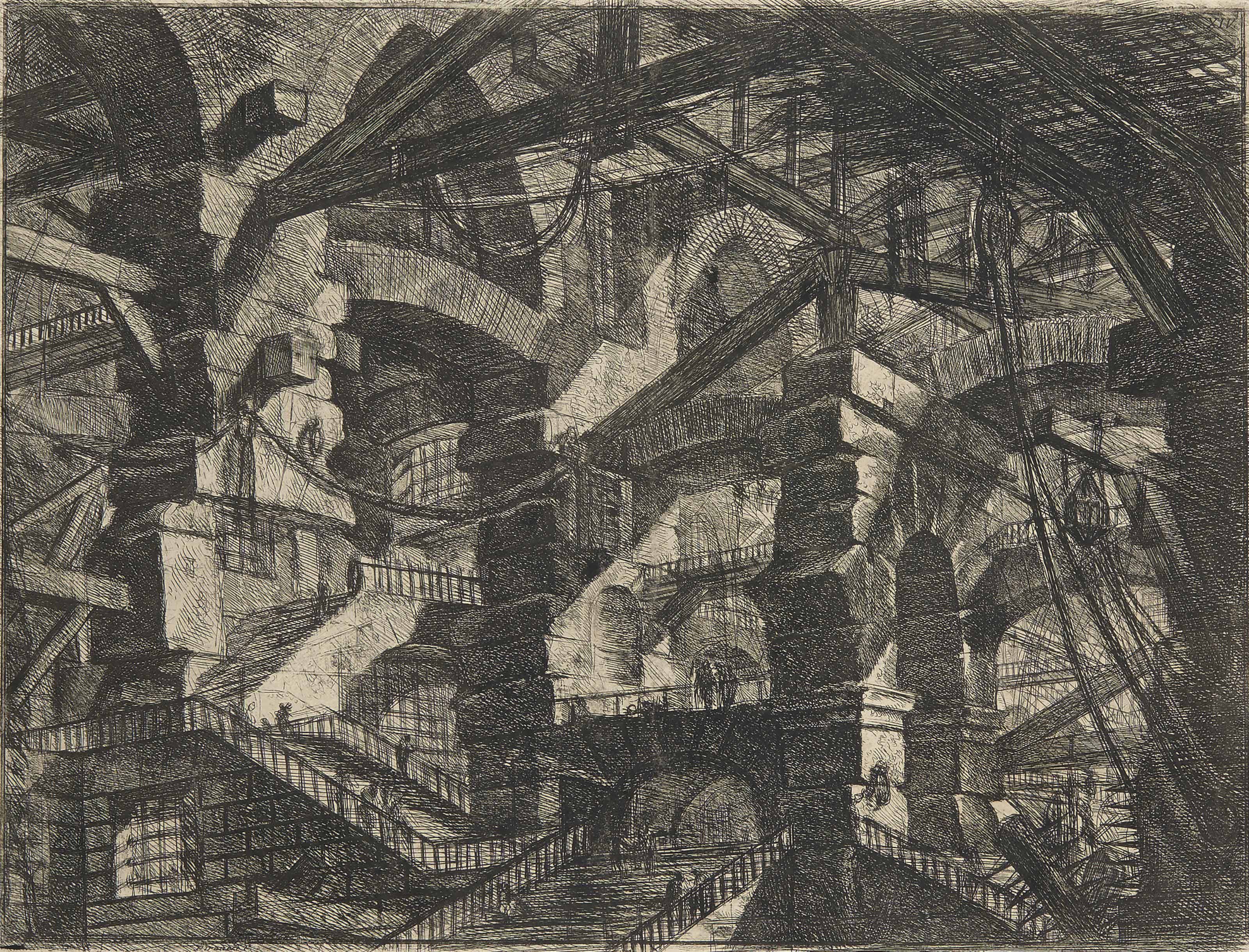 Giovanni Battista Piranesi Arch of Janus Etching in the 2nd state of ...