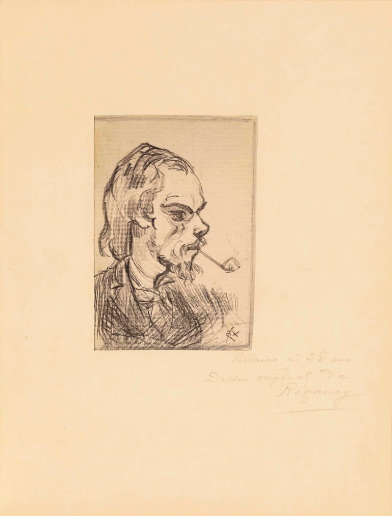 Félix RÉGAMEY. Verlaine dessinateur. Paris: H. Floury, 1896. In-4 (260 ...