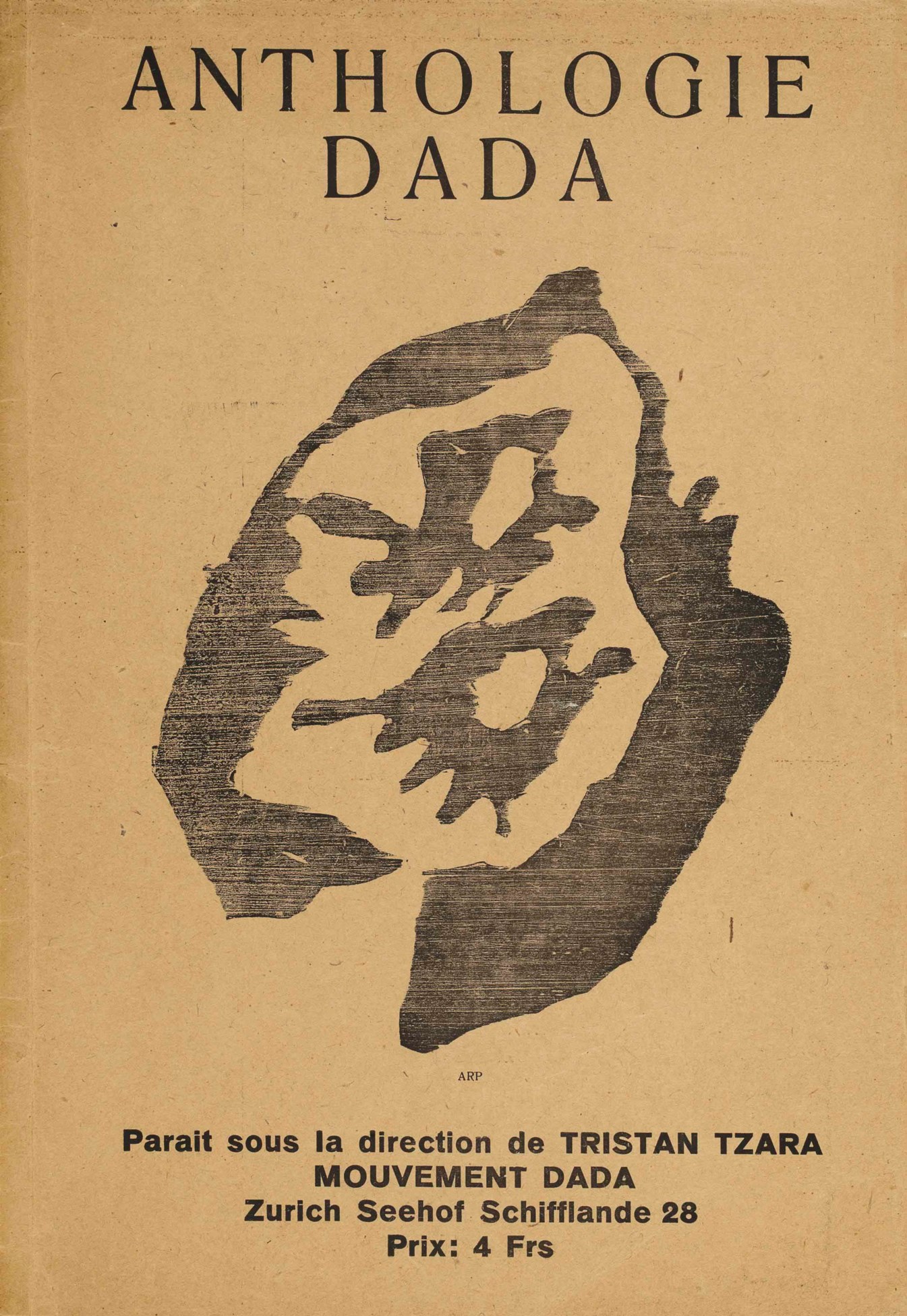 Tristan TZARA (éditeur). [Dada 4-5] Anthologie dada. Paraît sous la ...