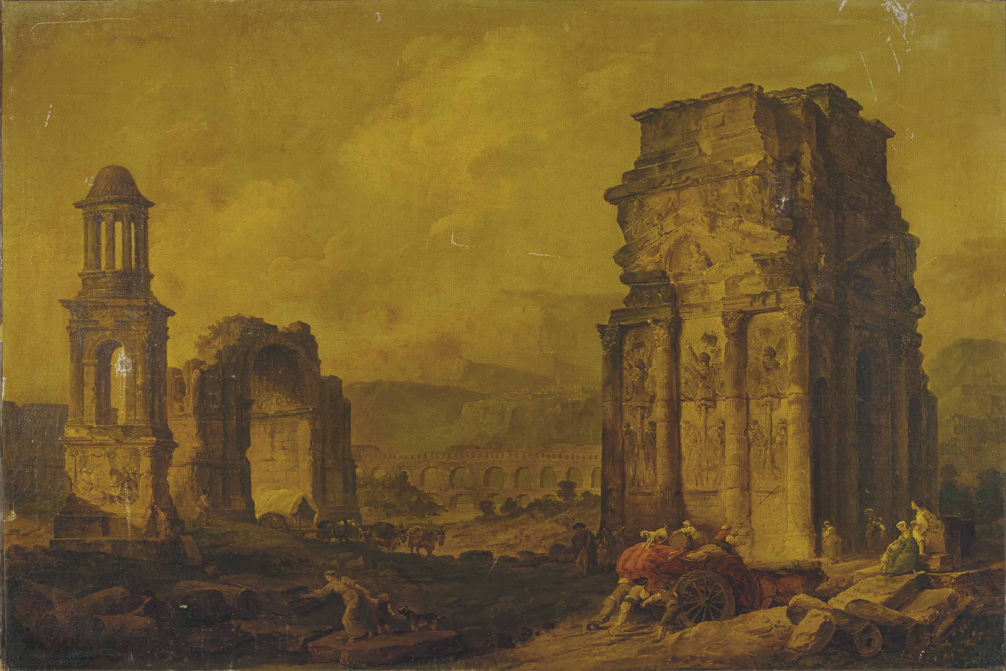 HUBERT ROBERT (PARIS 1733-1808)