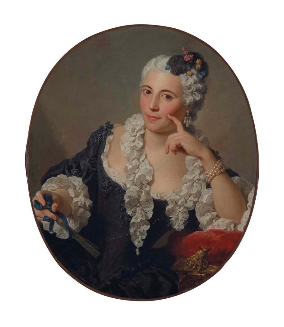 PIERRE-HUBERT SUBLEYRAS (SAINT-GILLES-DU-GARD 1699-1749 ROME), Portrait ...