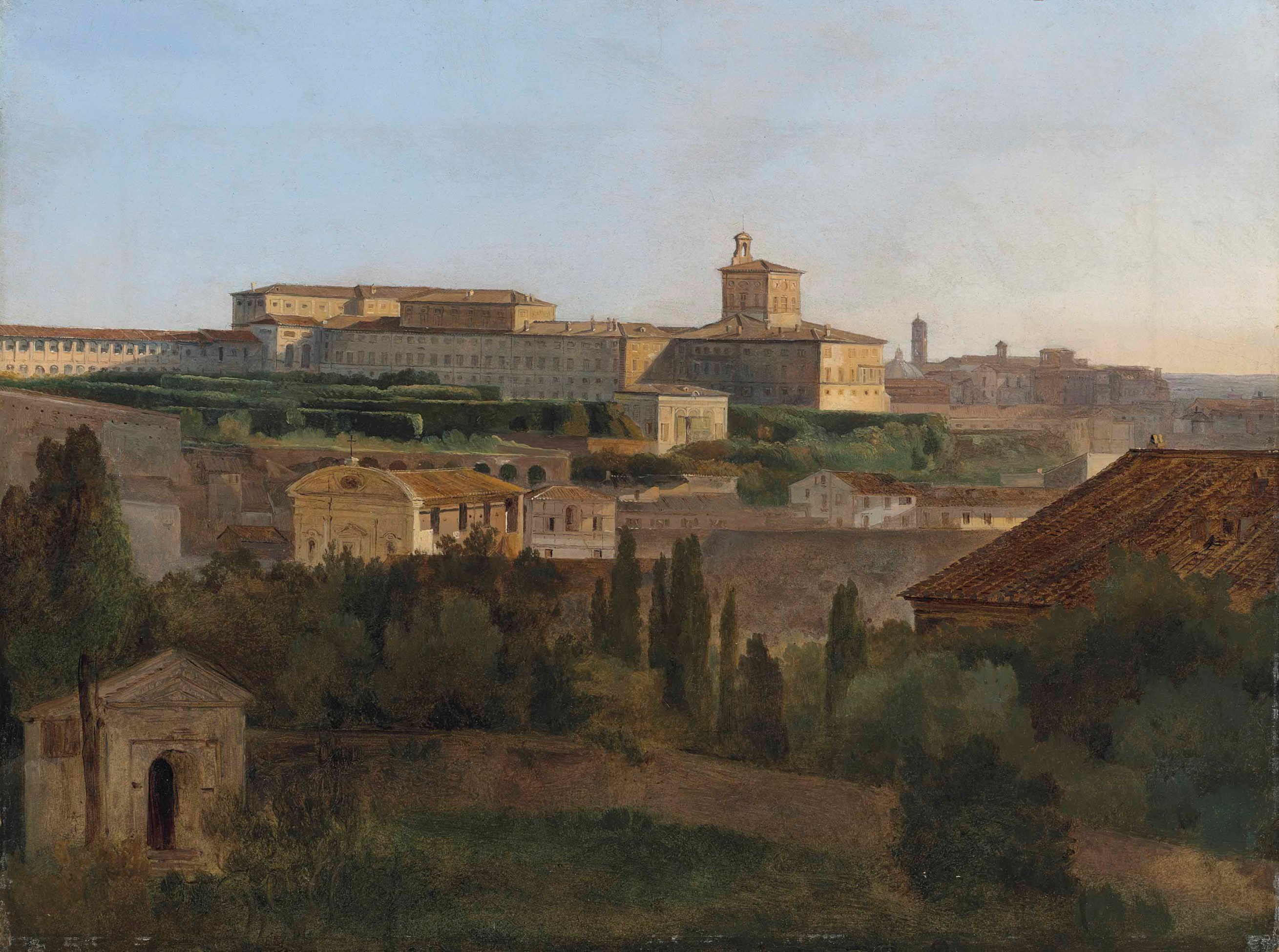 FRANÇOIS-MARIUS GRANET (AIX-EN-PROVENCE 1775-1849), Vue de Rome depuis ...