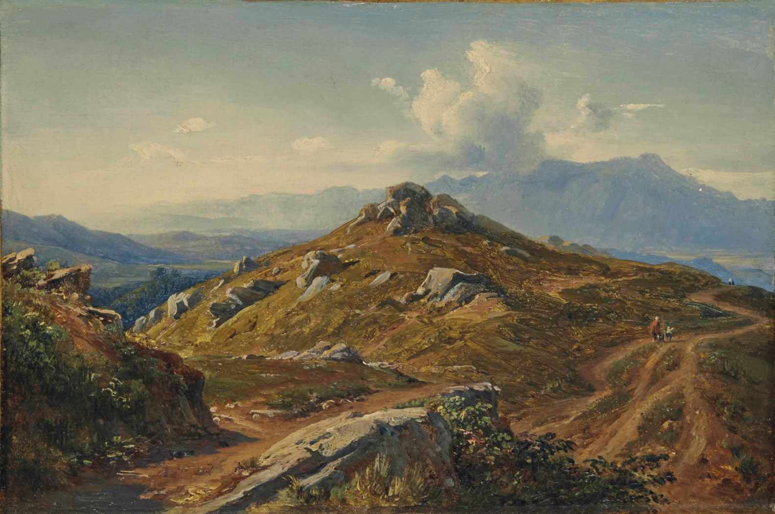 ANDRÉ GIROUX (PARIS 1801-1879), Un paysage de montagne | Christie's