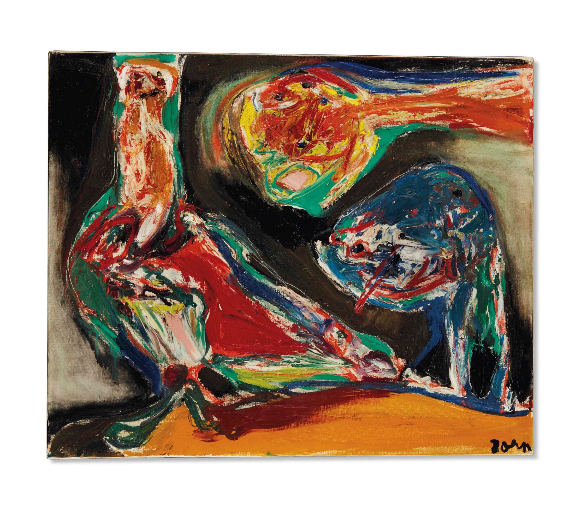 ASGER JORN (1914-1973), Fuglens dag (Le jour de l'oiseau) | Christie's