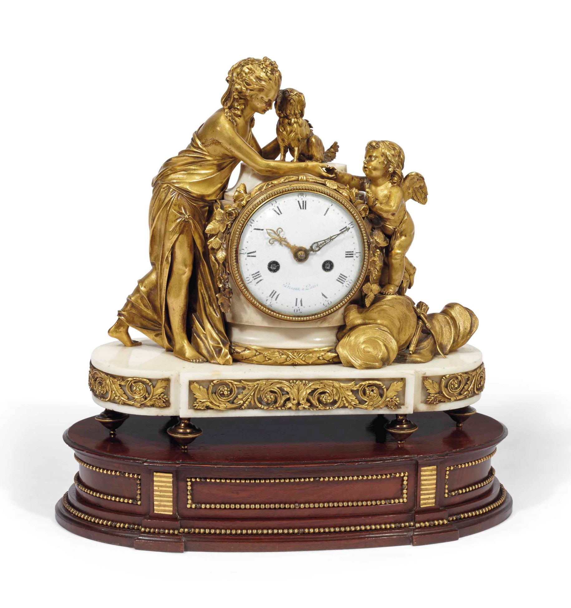PENDULE D’EPOQUE LOUIS XVI, SIGNATURE DE BREANT, DERNIER QUART DU ...