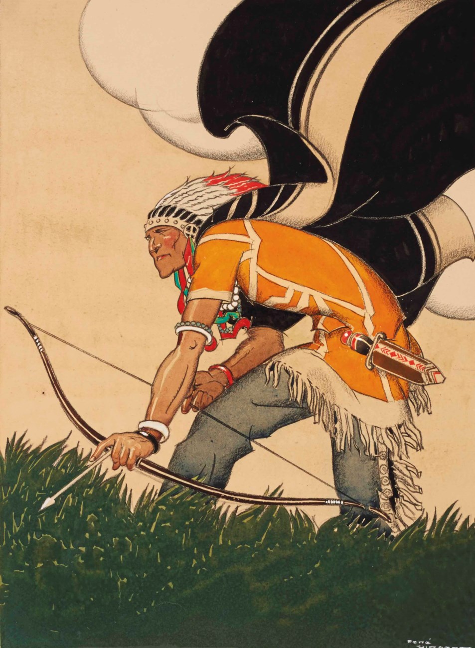 René Vincent (1879-1936), L'indien | Christie's