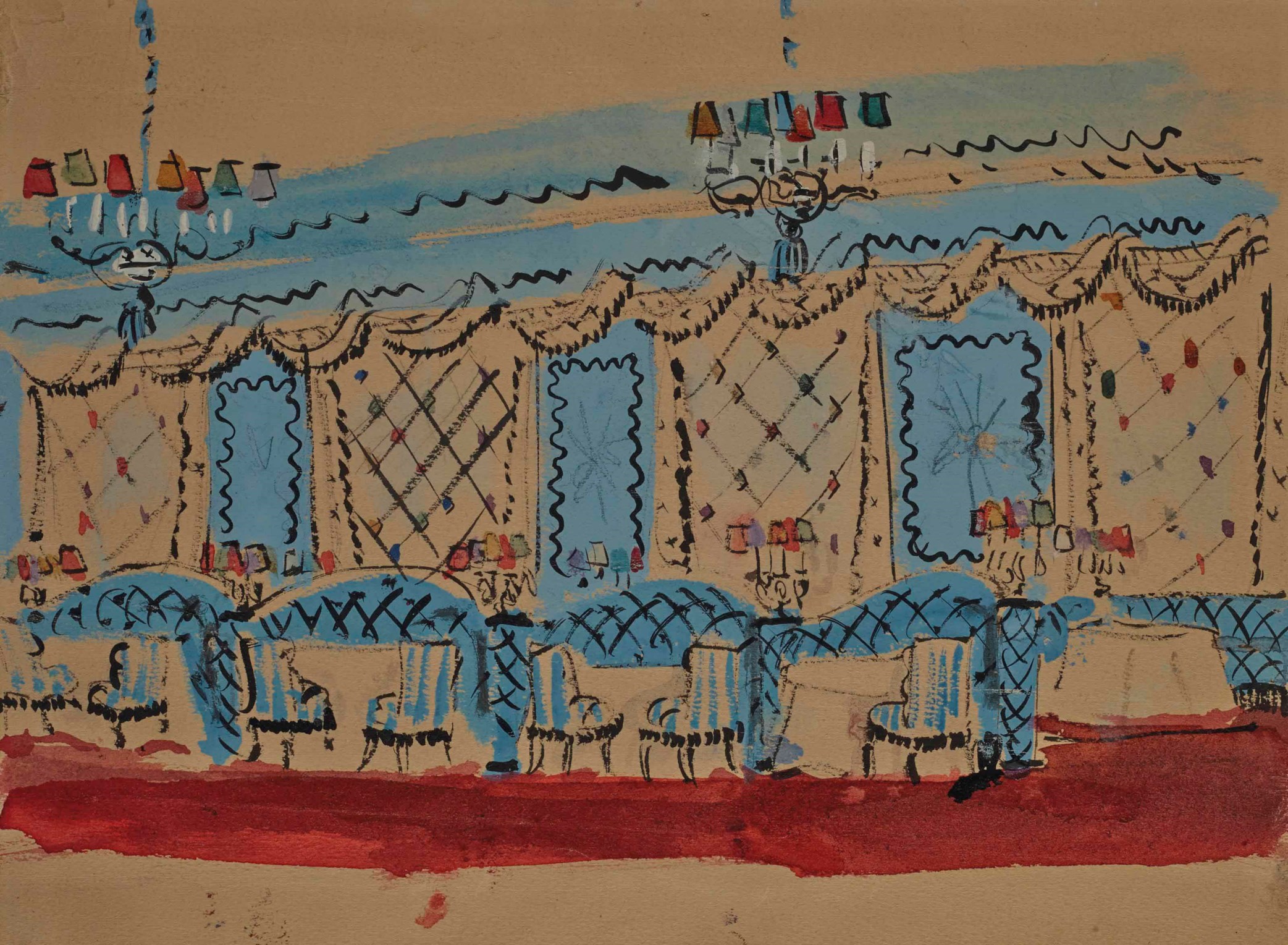 Christian Bérard (1902-1949), Étude pour un décor | Christie's