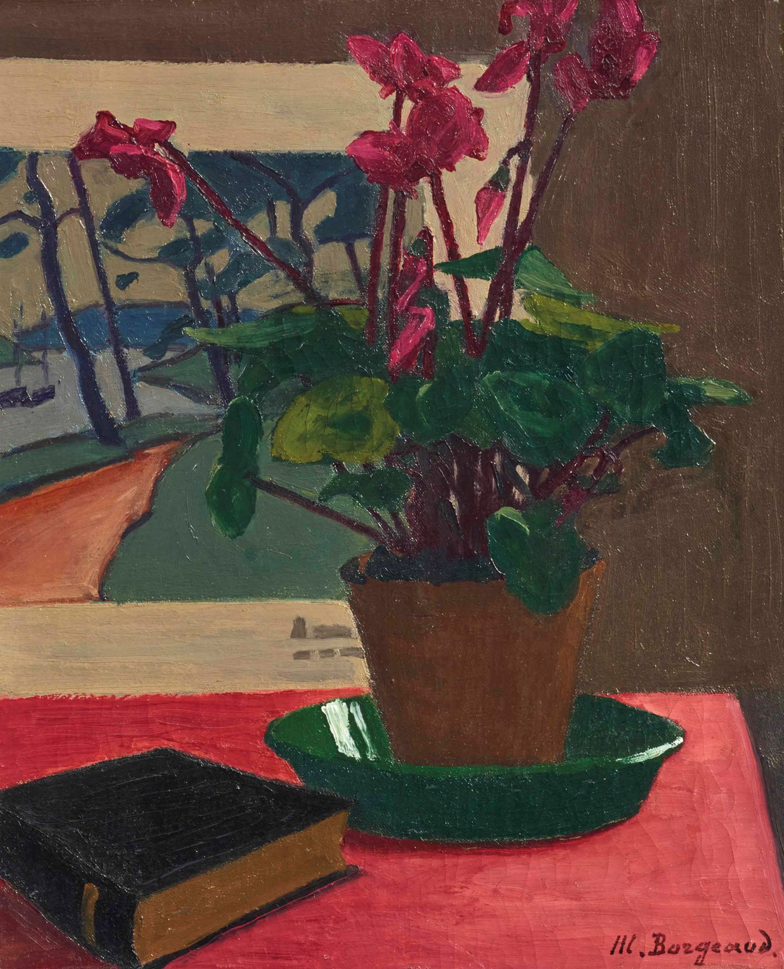 MARIUS BORGEAUD (1861-1924), Cyclamens, um 1917 | Christie's