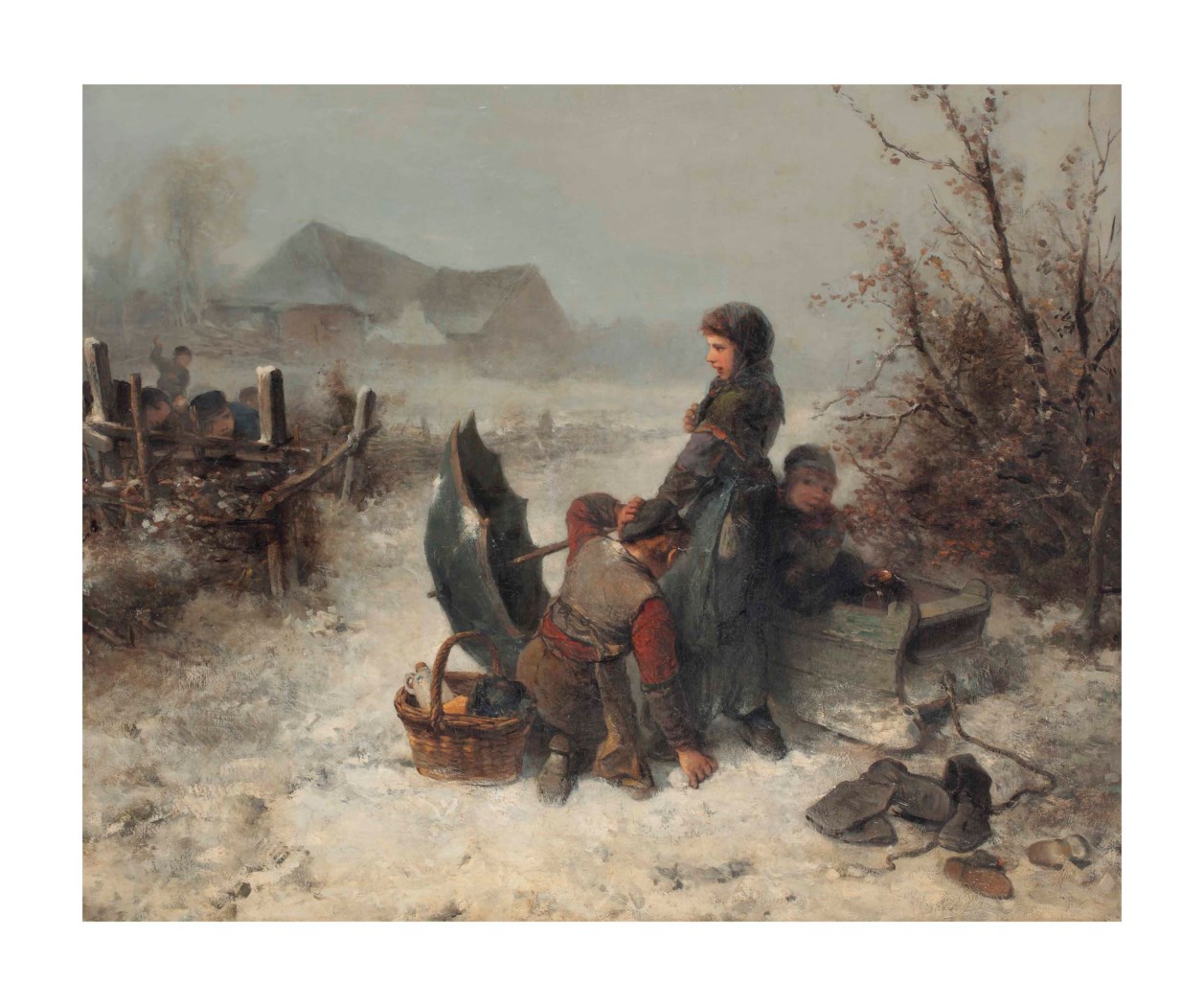 Mari ten Kate (1831-1910), The snowball fight | Christie's