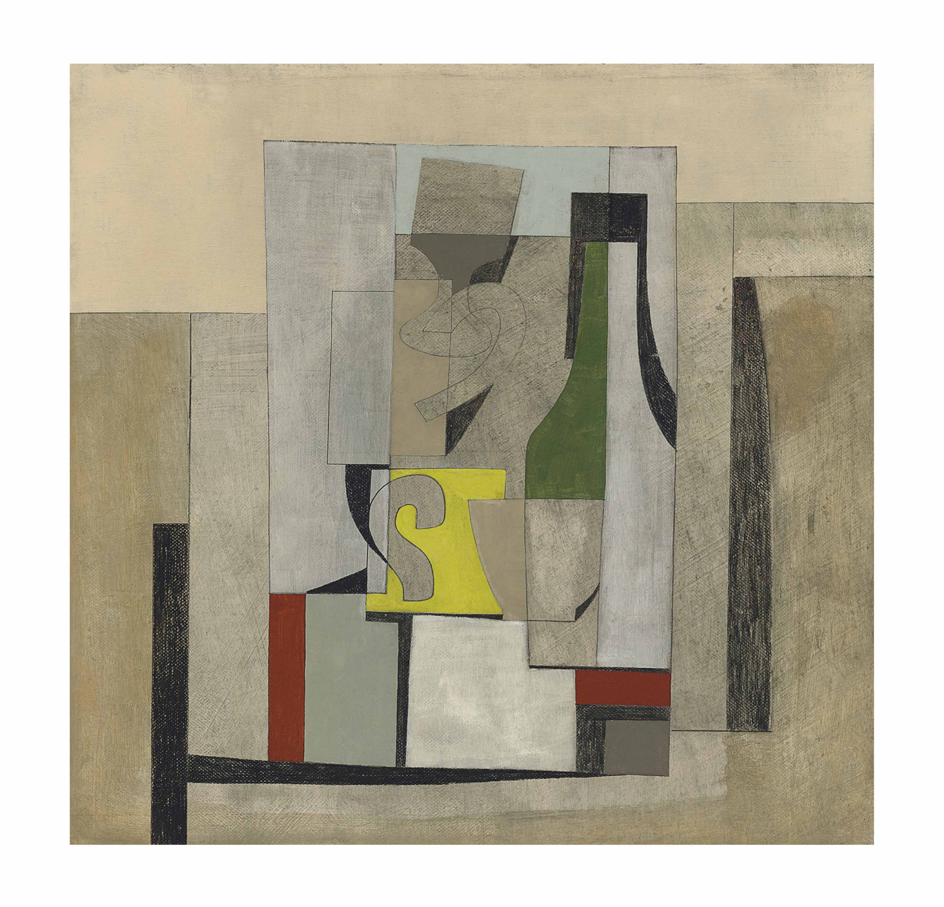 Ben Nicholson, O.M. (1894-1982) , 1945 (still life) | Christie's