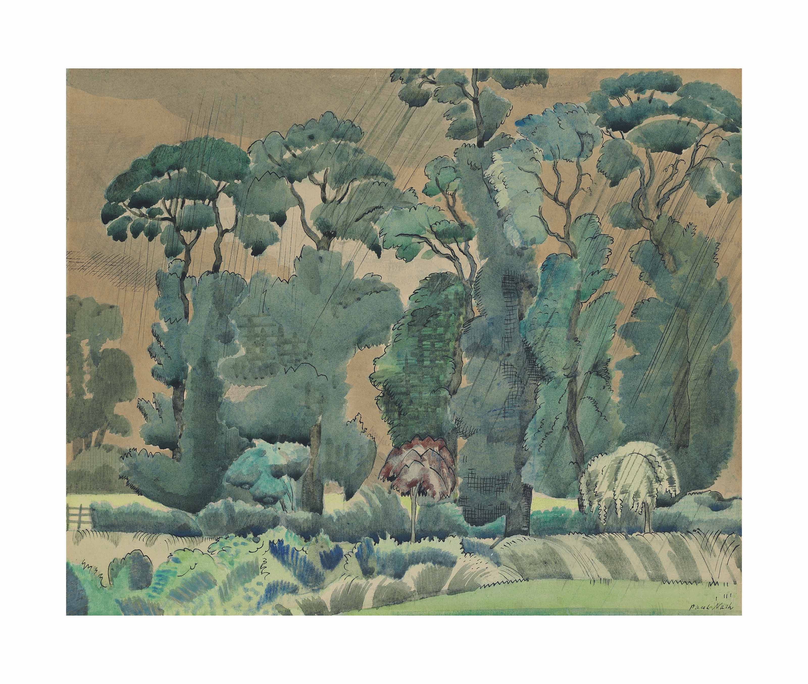 Paul Nash (1889-1946) , Spring Landscape | Christie's