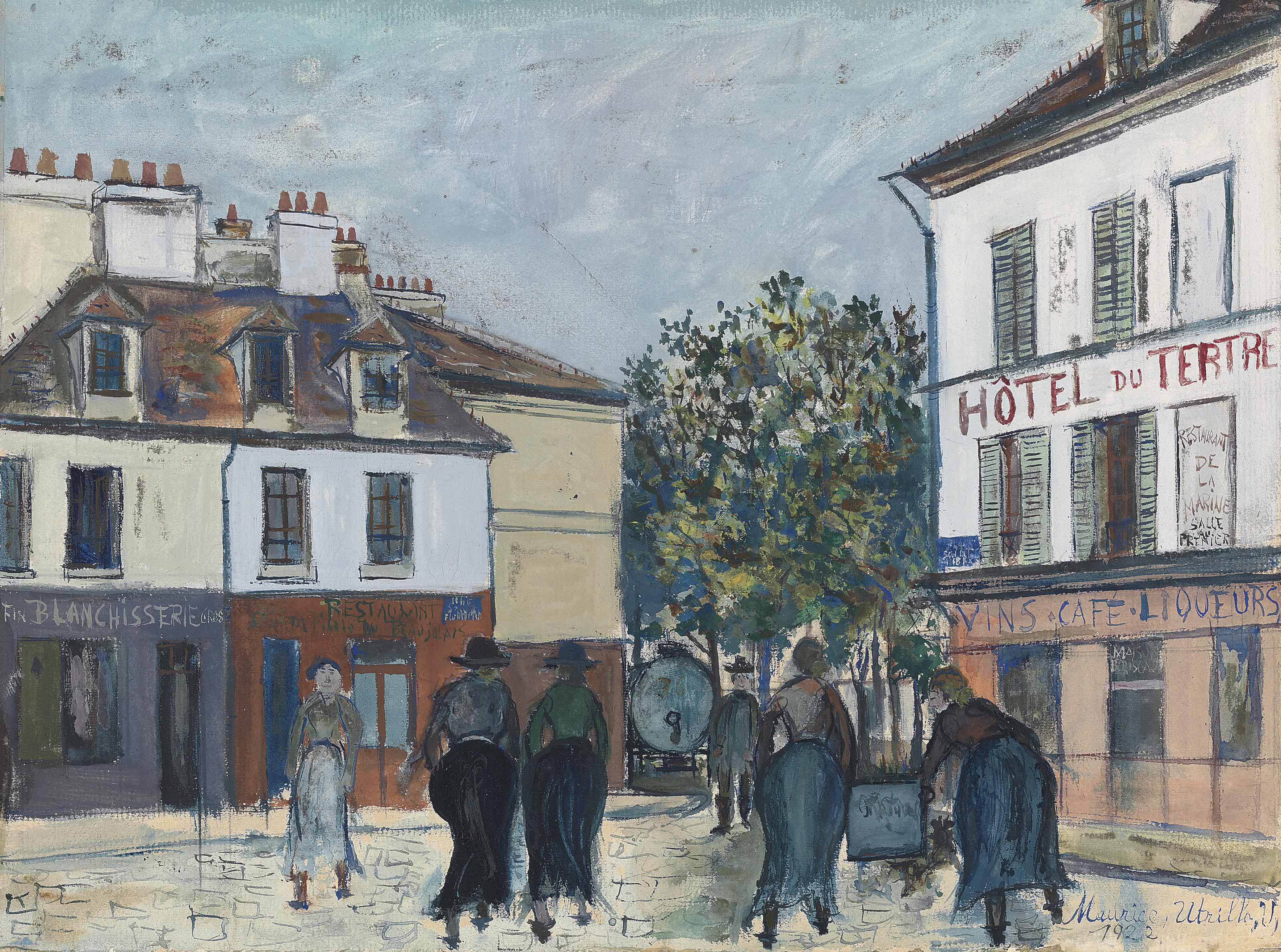 Maurice UTRILLO (1883-1955) Place - Auktionen & Preisarchiv