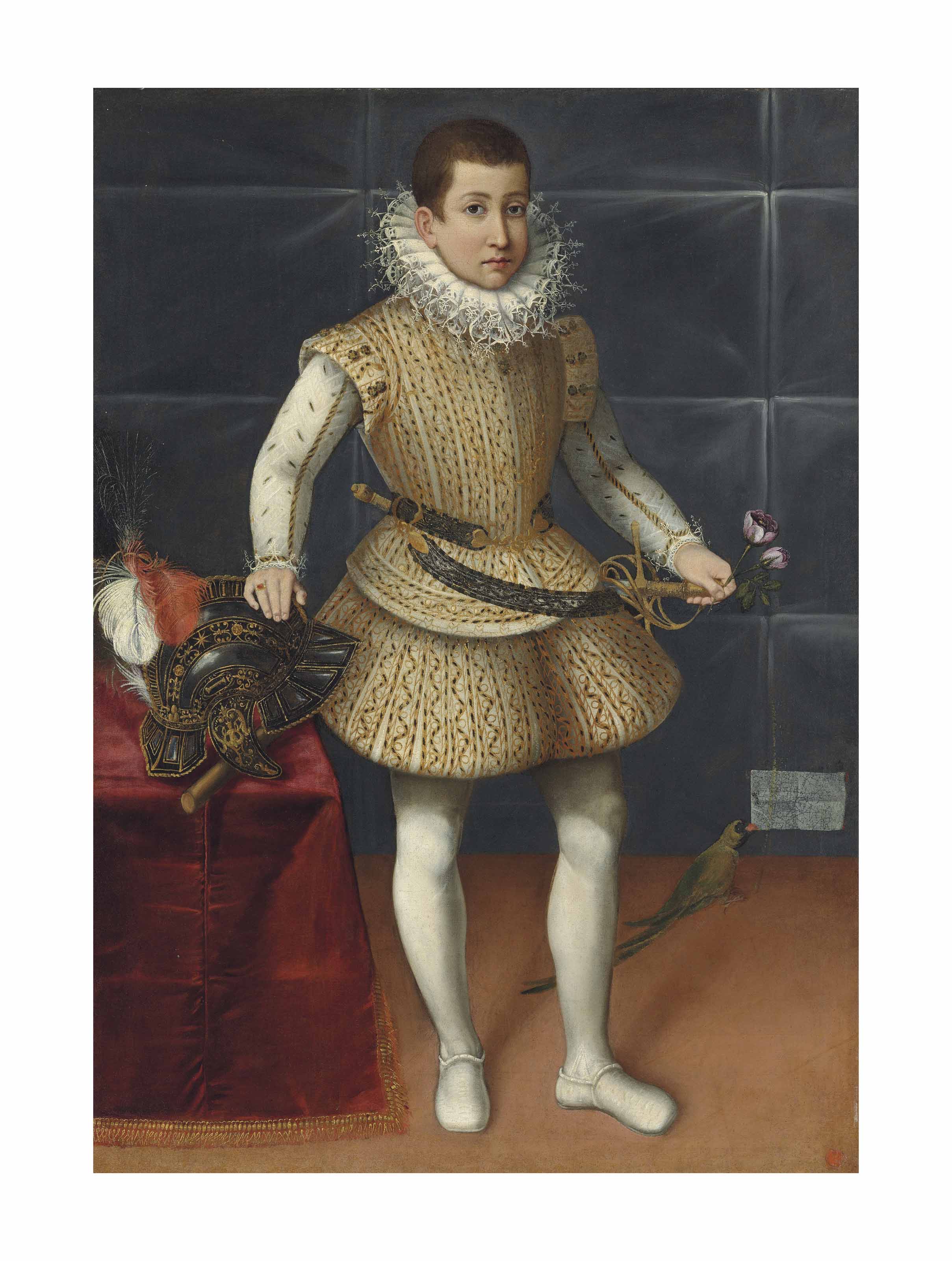 Lavinia Fontana (Bologna 1552-1614 Rome) , Portrait of a young nobleman ...