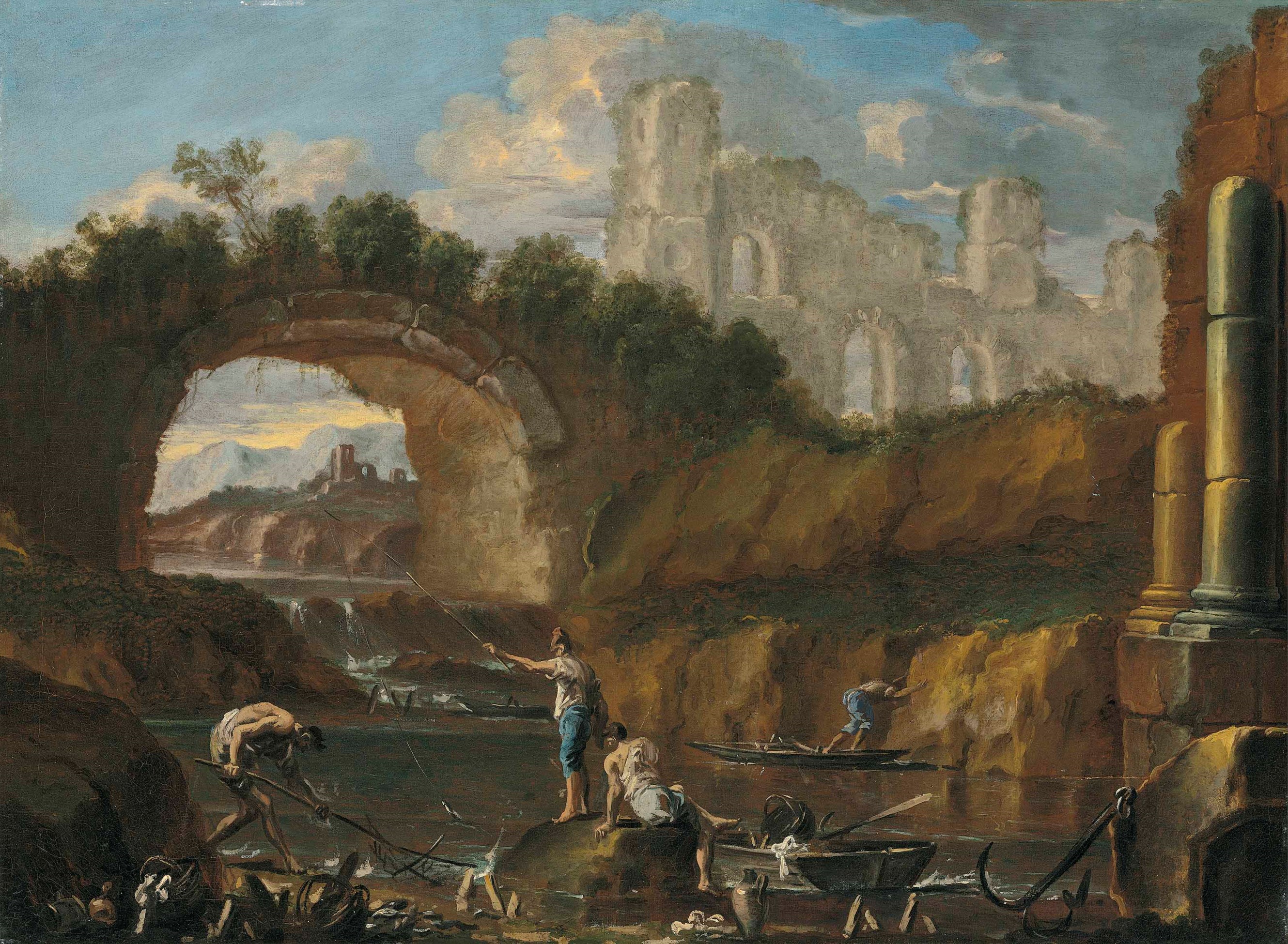 Alessandro Magnasco (Genoa 1667-1749) and Clemente Spera (?) (Milan ...