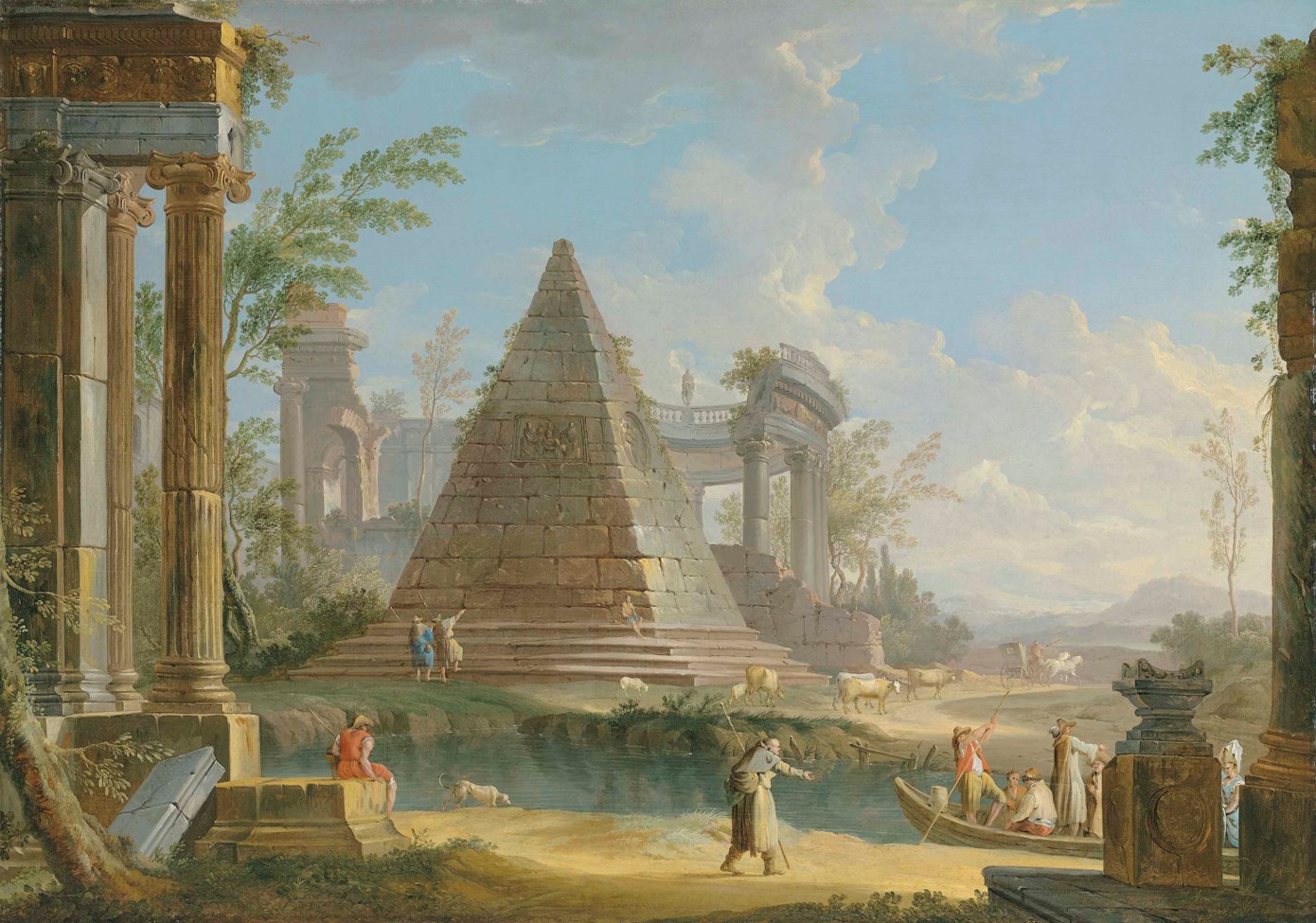 Giuseppe Zocchi (near Florence 1711/17-1767 Florence), An architectural ...