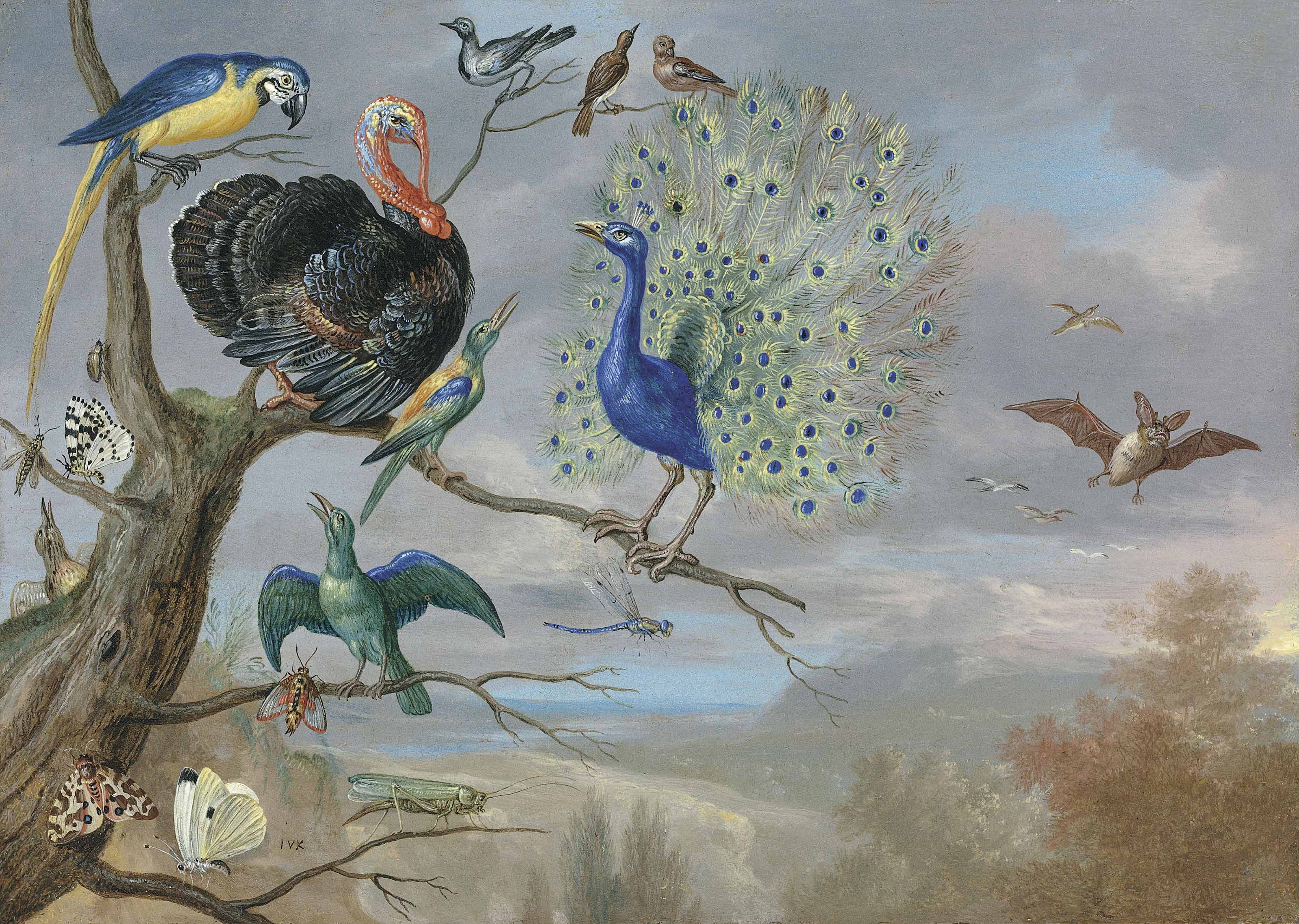 Jan van Kessel I (Antwerp 1626-1679) , Allegory of air | Christie's