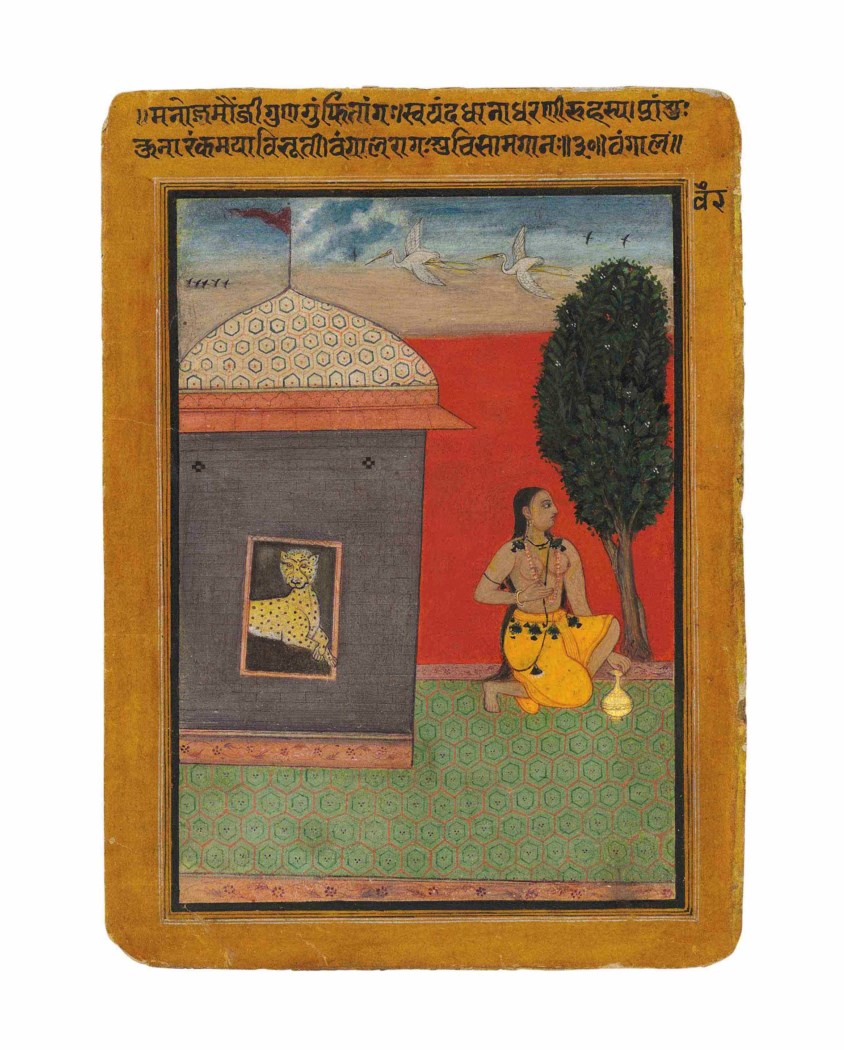 AN ILLUSTRATION TO A RAGAMALA SERIES: VANGALA RAGINI OF BHAIRAVA RAGA ...
