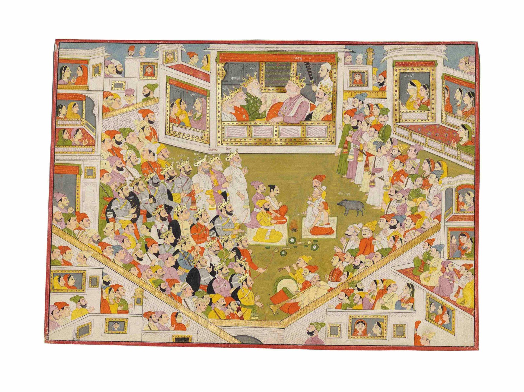 AN ILLUSTRATION TO A MAHABHARATA SERIES: THE KAURAVAS AND PANDAVAS ...