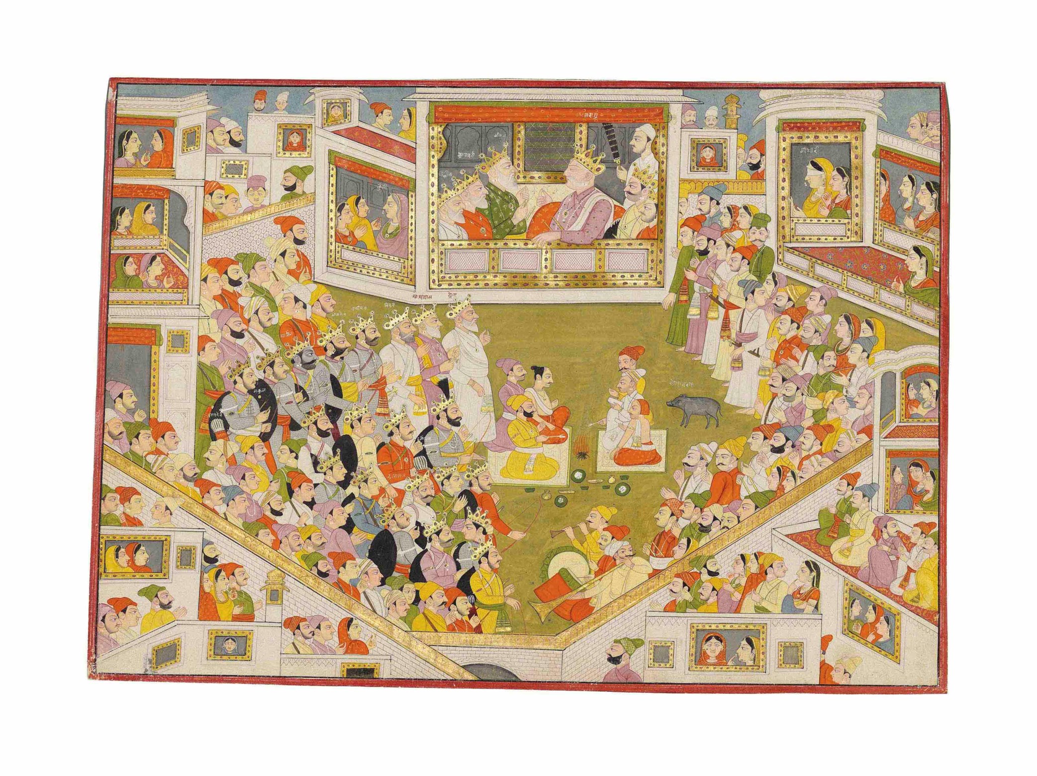 AN ILLUSTRATION TO A MAHABHARATA SERIES: THE KAURAVAS AND PANDAVAS ...