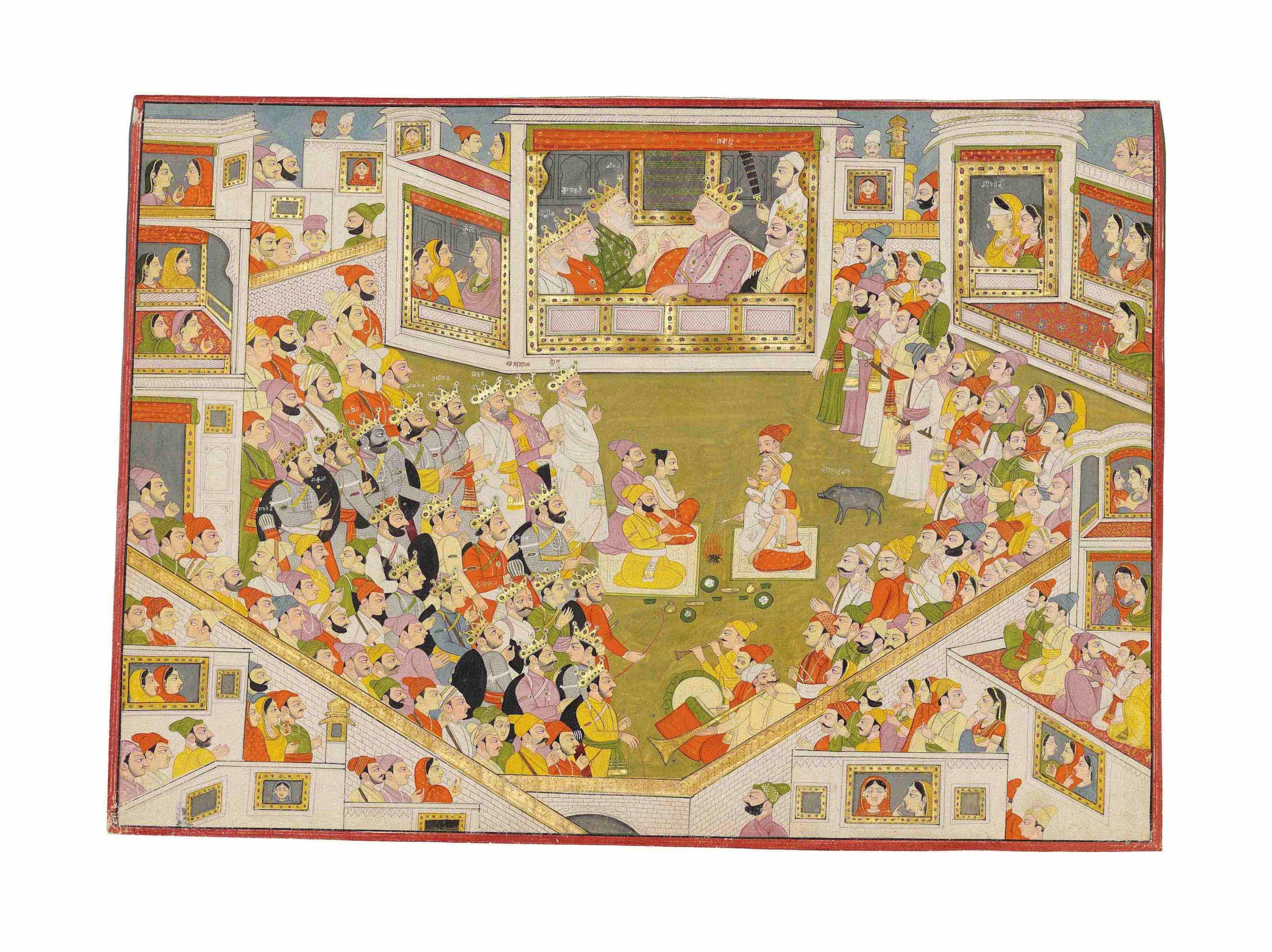 AN ILLUSTRATION TO A MAHABHARATA SERIES: THE KAURAVAS AND PANDAVAS ...