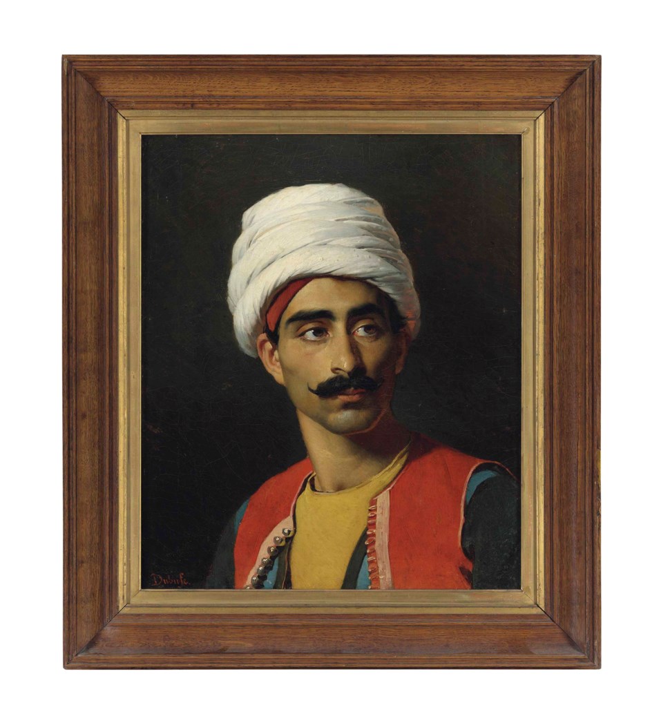 Claude Marie Dubufe (French, 1790-1864), Head of a Turk | Christie's
