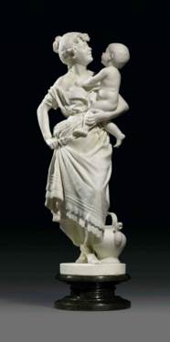 ANTONIO FRILLI (ITALIAN, ?-1892) , The Young Mother | Christie's