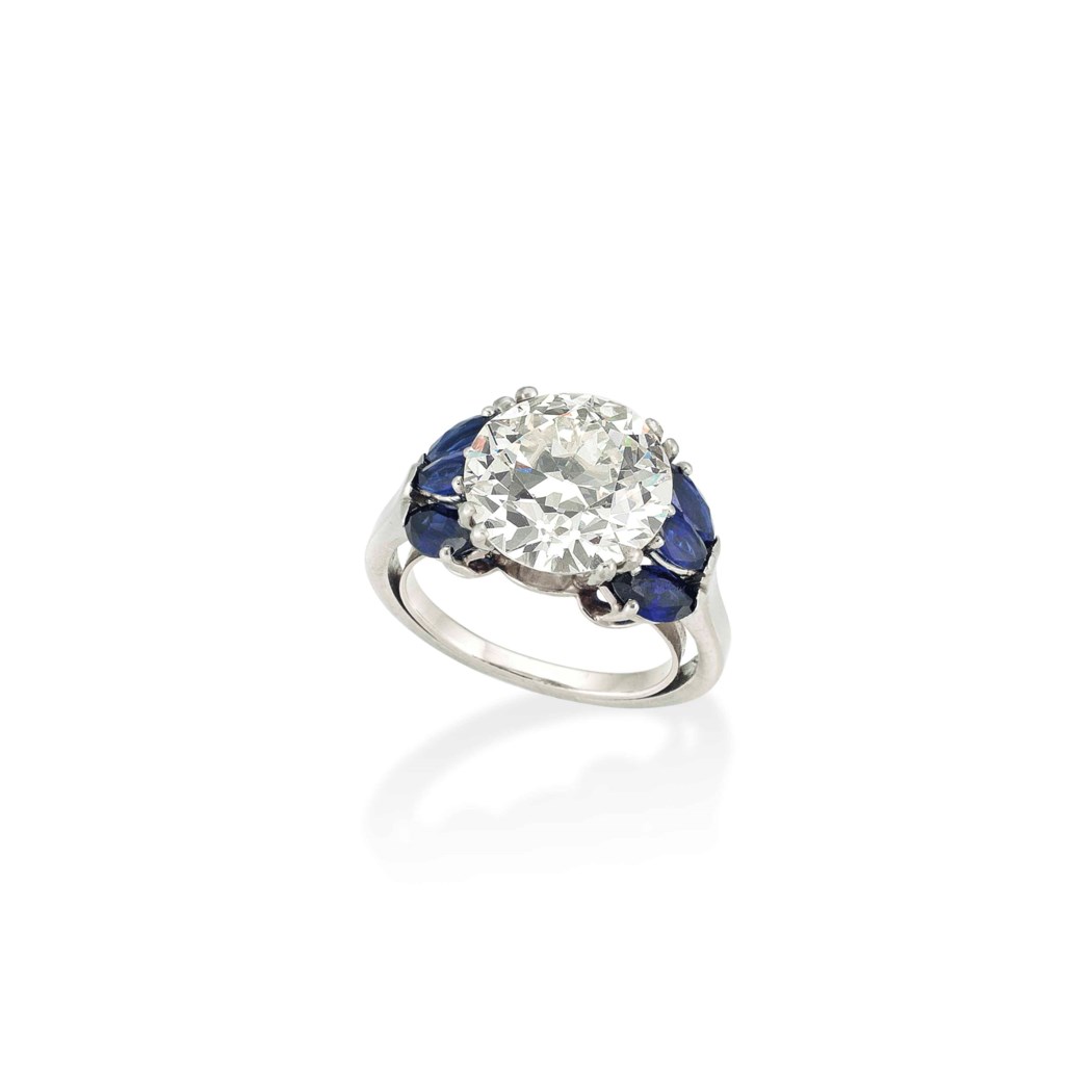 A SAPPHIRE AND DIAMOND RING, BY CHAUMET | Christie's