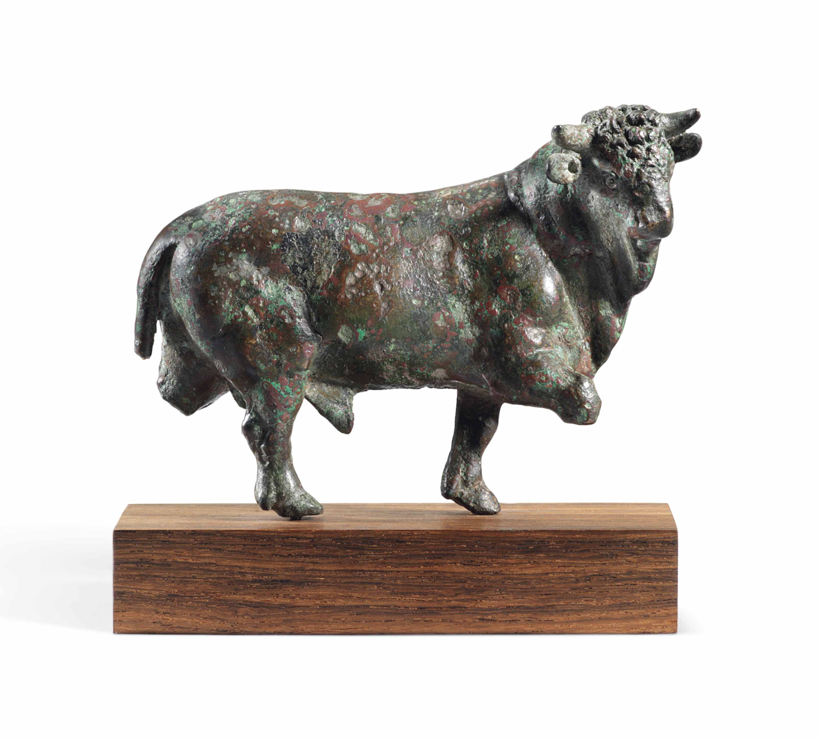 A ROMAN BRONZE BULL