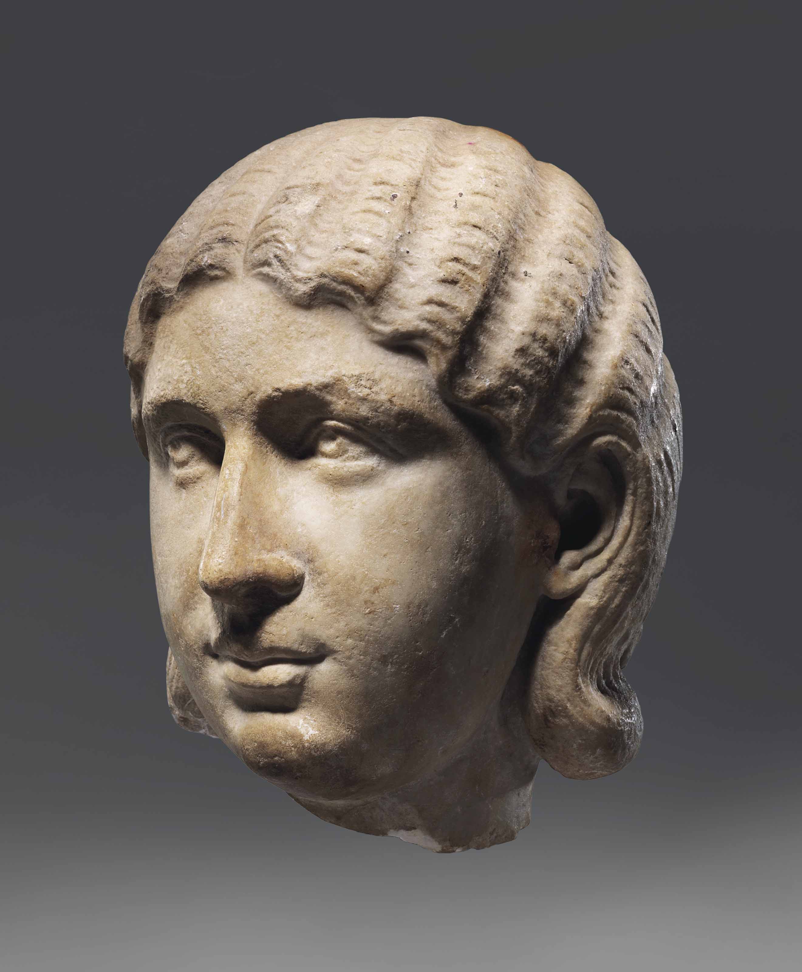 A ROMAN MARBLE PORTRAIT OF JULIA MAMAEA , CIRCA 222-235 A.D. | Christie's