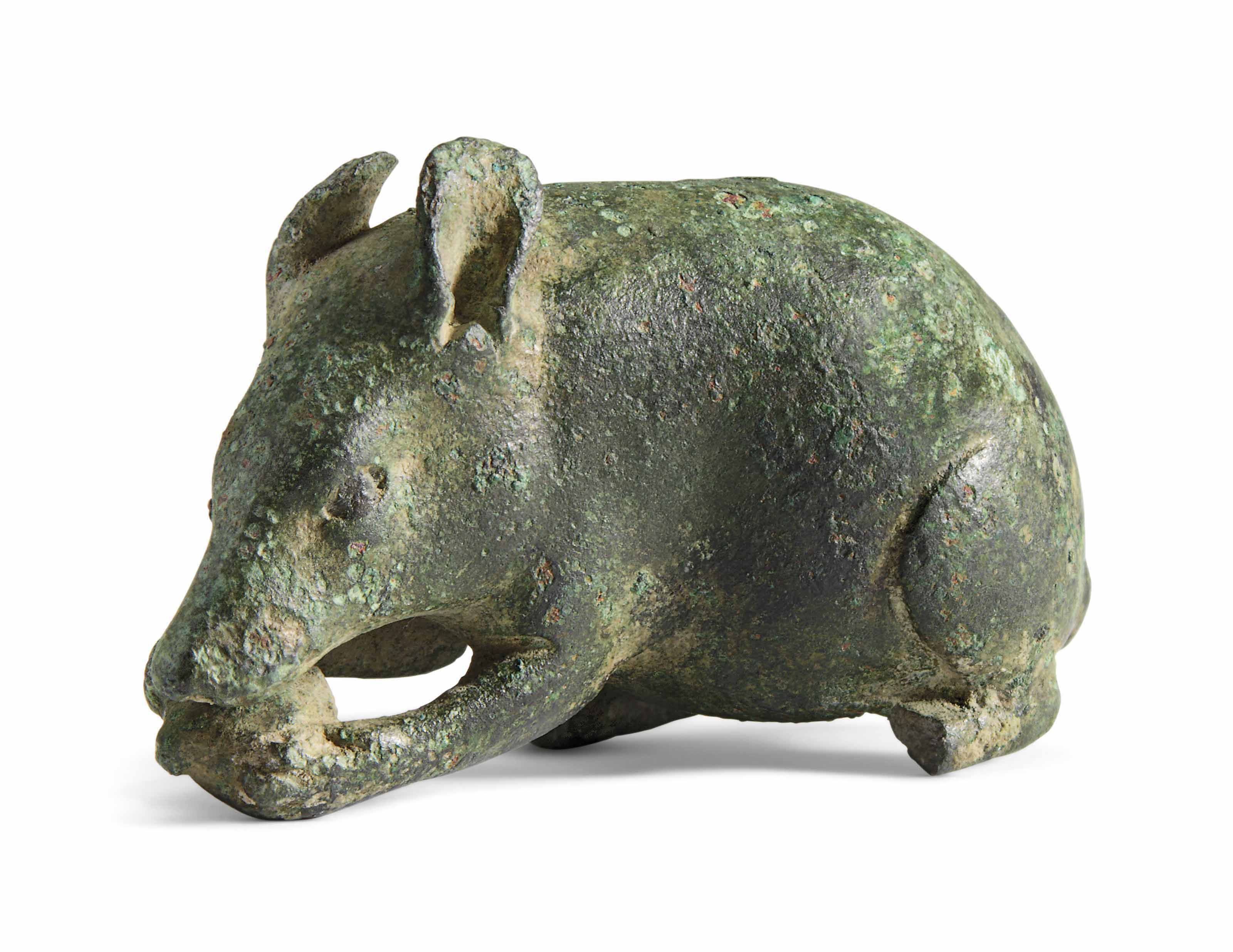 A ROMAN BRONZE MOUSE , CIRCA 1ST-2ND CENTURY A.D. | Christie's