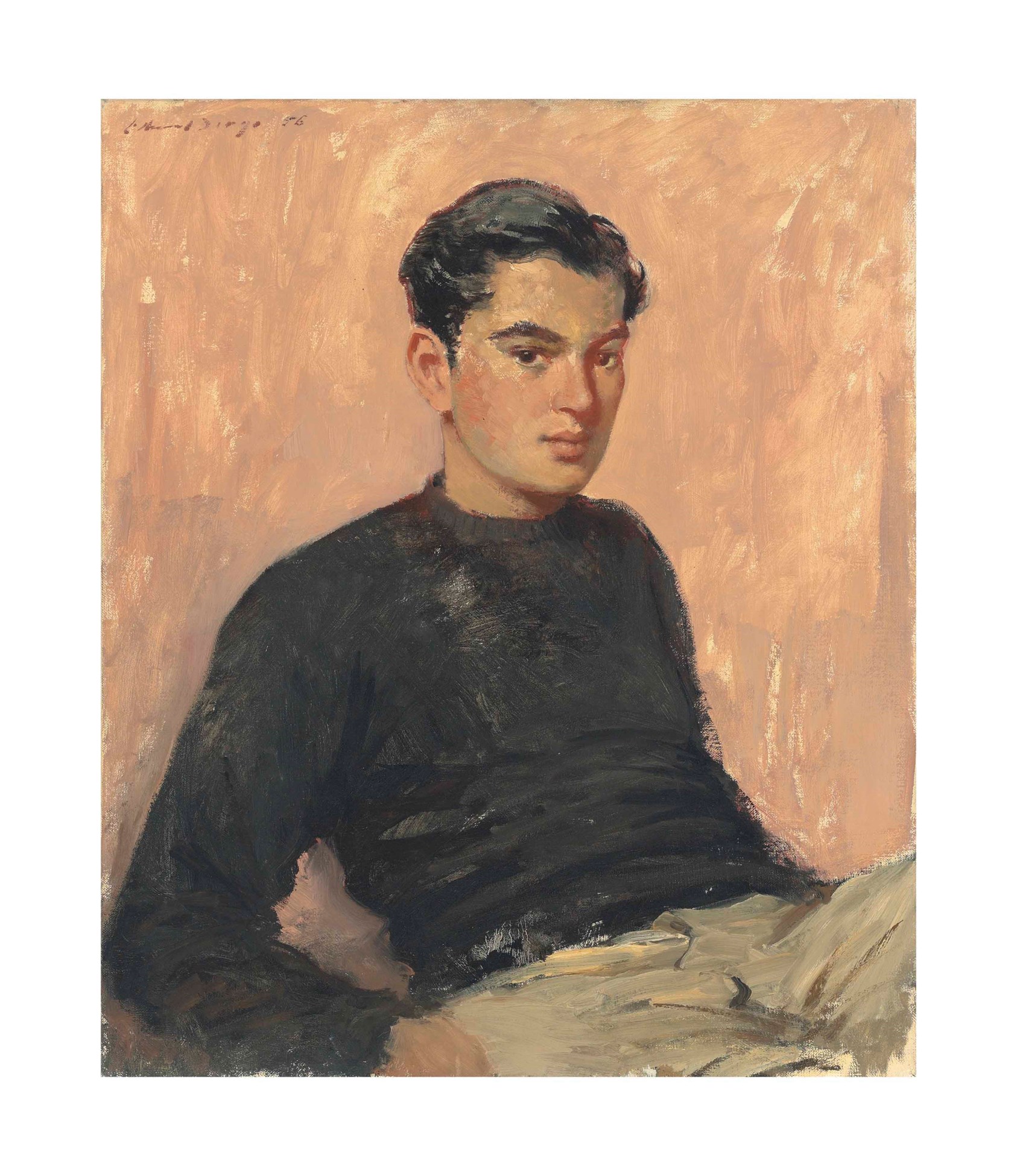 Edward Seago, R.W.S., R.B.A. (1910-1974), Portrait of Jeremy Spenser (b ...