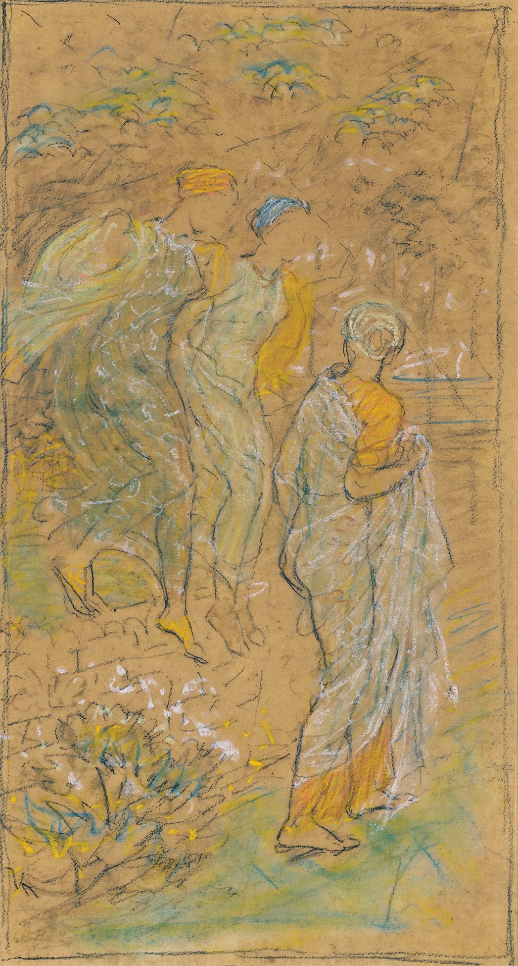 Albert Joseph Moore, A.R.W.S. (1841-1893), Study for 'Kingcups ...