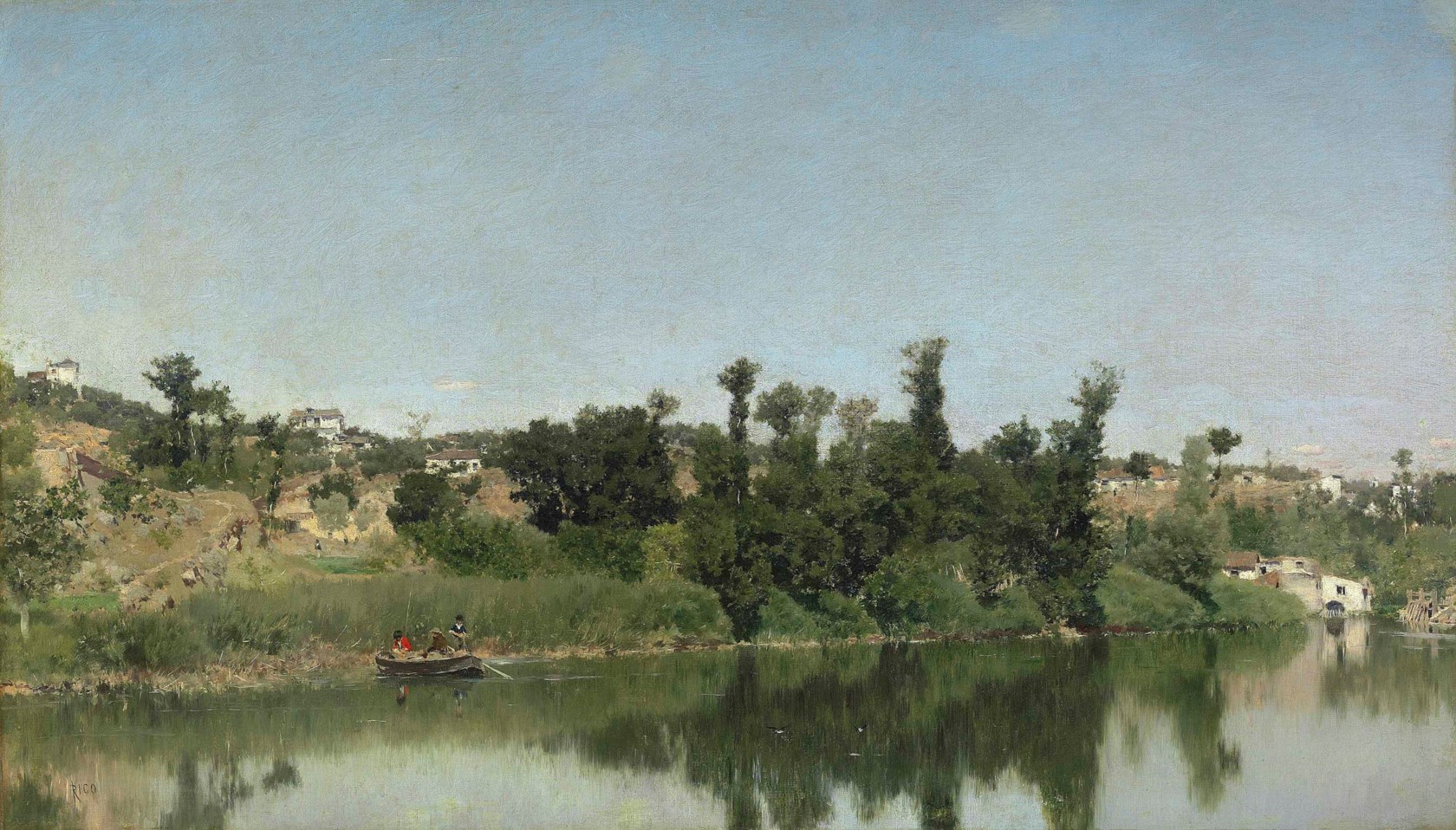 Martin Rico y Ortega (SPANISH, 1833-1908), At the edge of the water ...