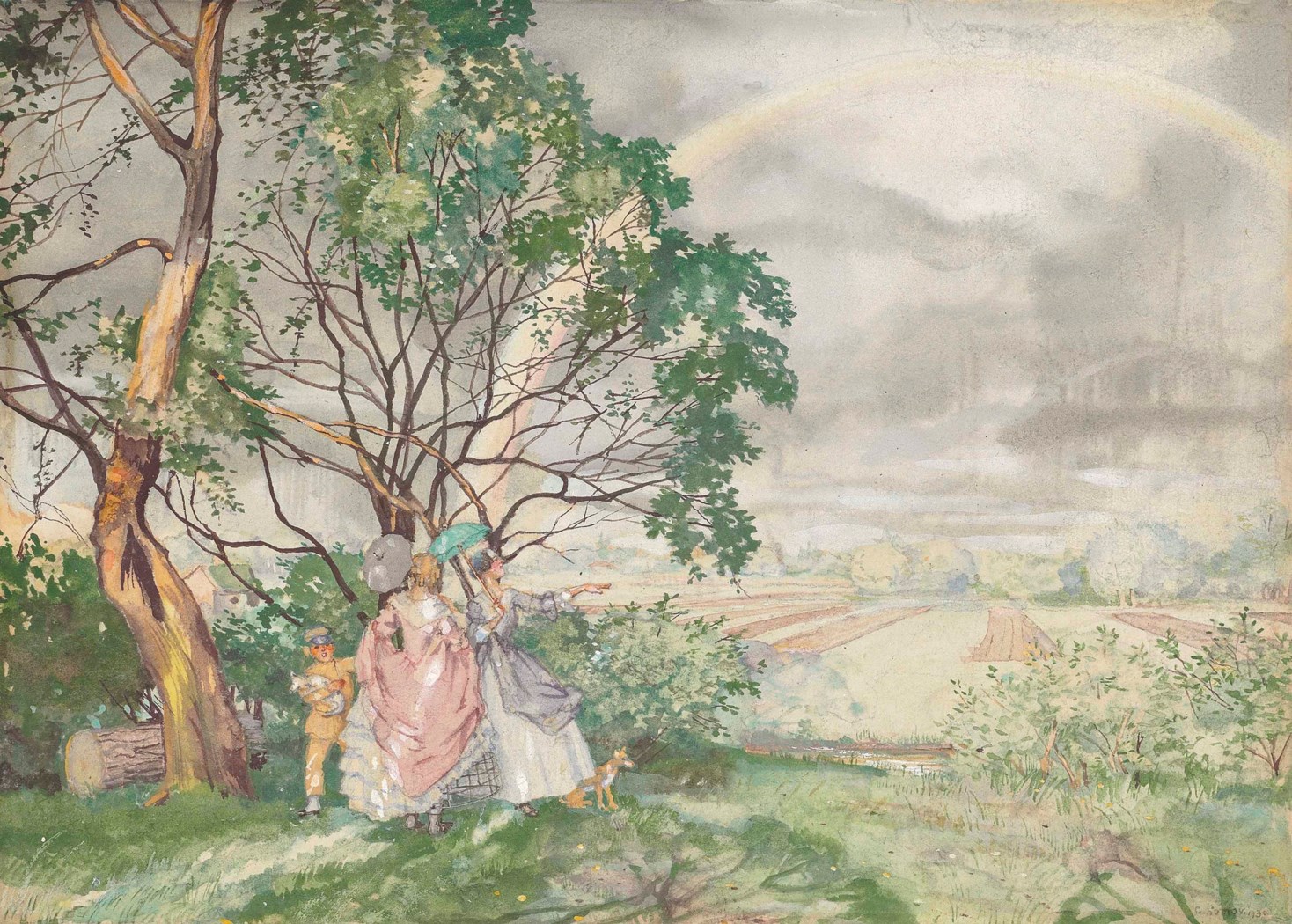 Konstantin Somov (1869-1939), Rainbow | Christie's