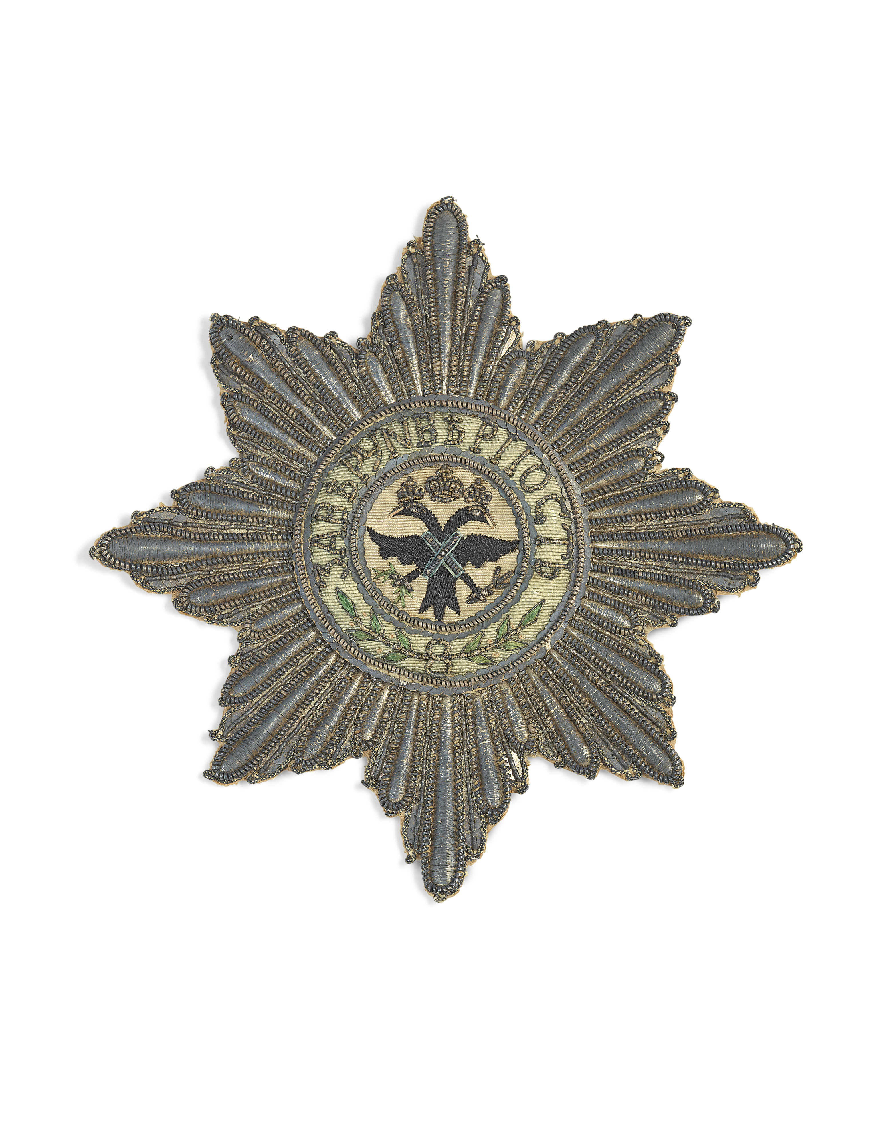 A GOLD AND ENAMEL ORDER OF ST ANDREW THE FIRST-CALLED
