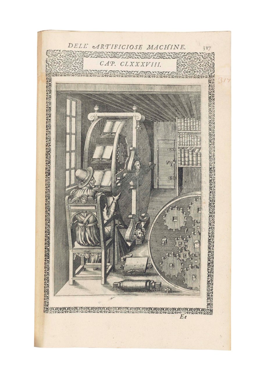 RAMELLI, Agostino (c. 1531-after 20 August 1608). Le diverse et ...