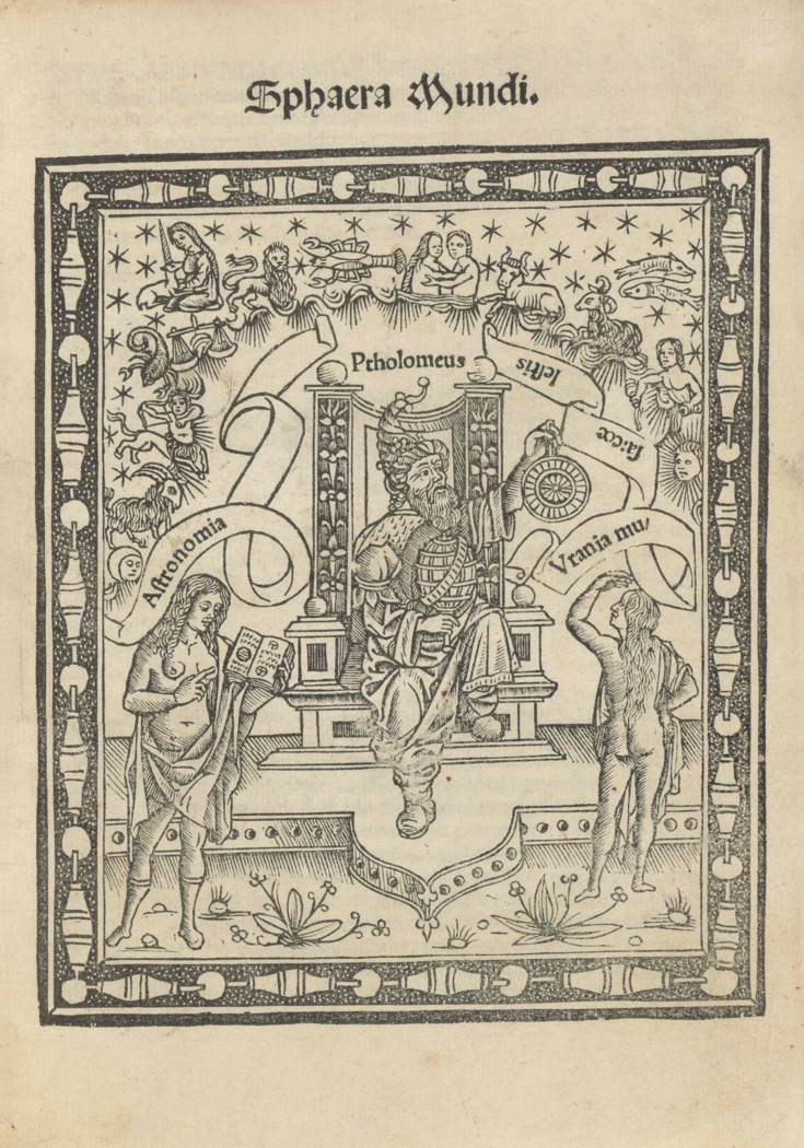 SACROBOSCO, Joannes de (1190-c.1250). Sphaera mundi. Venice: Joannes ...