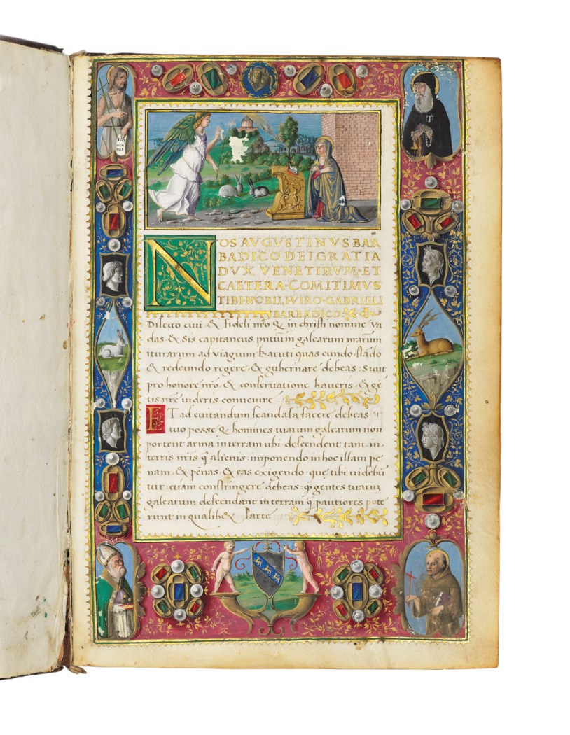 DOGE AGOSTINO BARBARIGO (1420-1501). Commissione for Gabriele Barbarigo ...