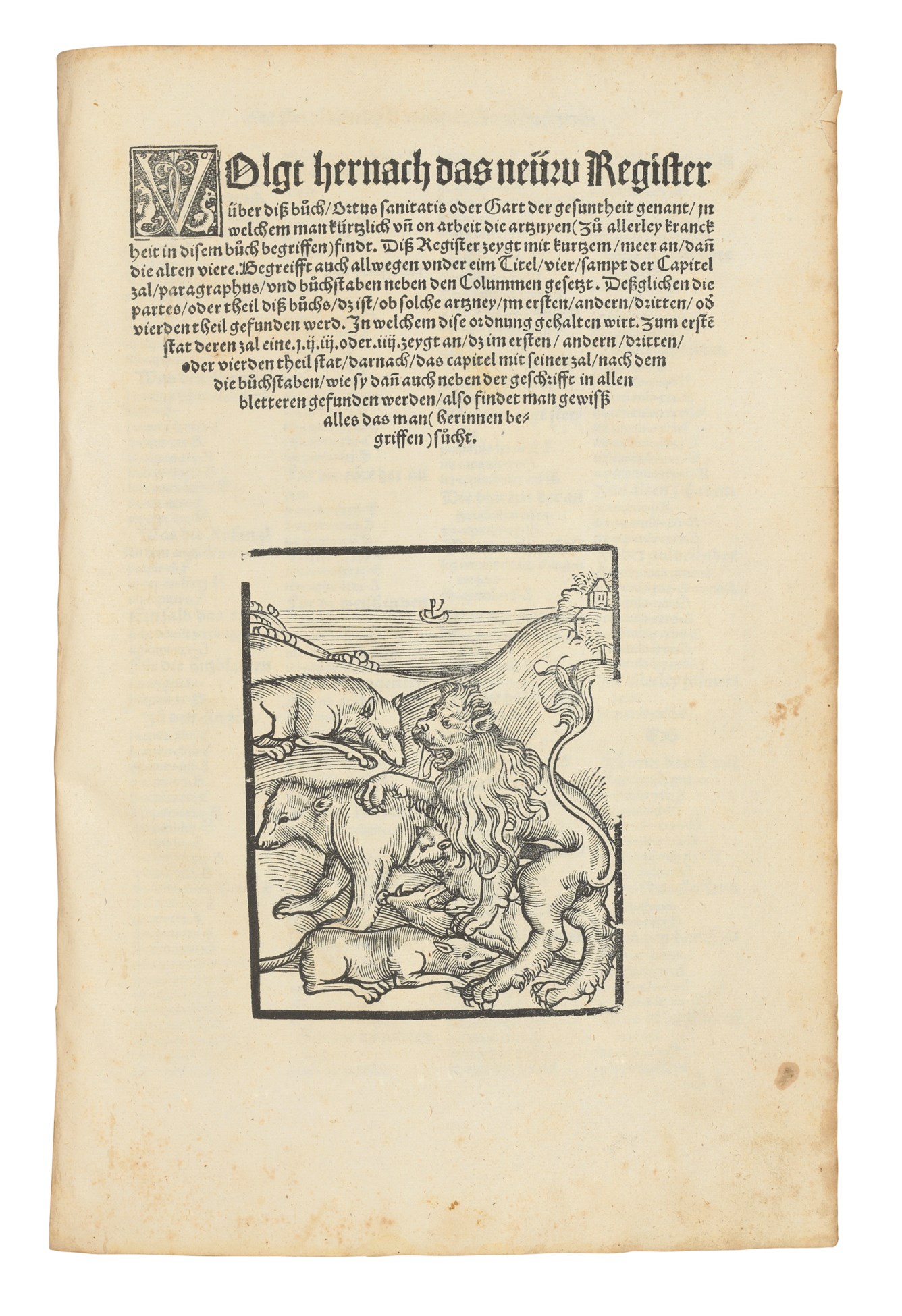 [HORTUS SANITATIS] -- Gart der gesuntheit. zu latin Ortus sanitatis ...