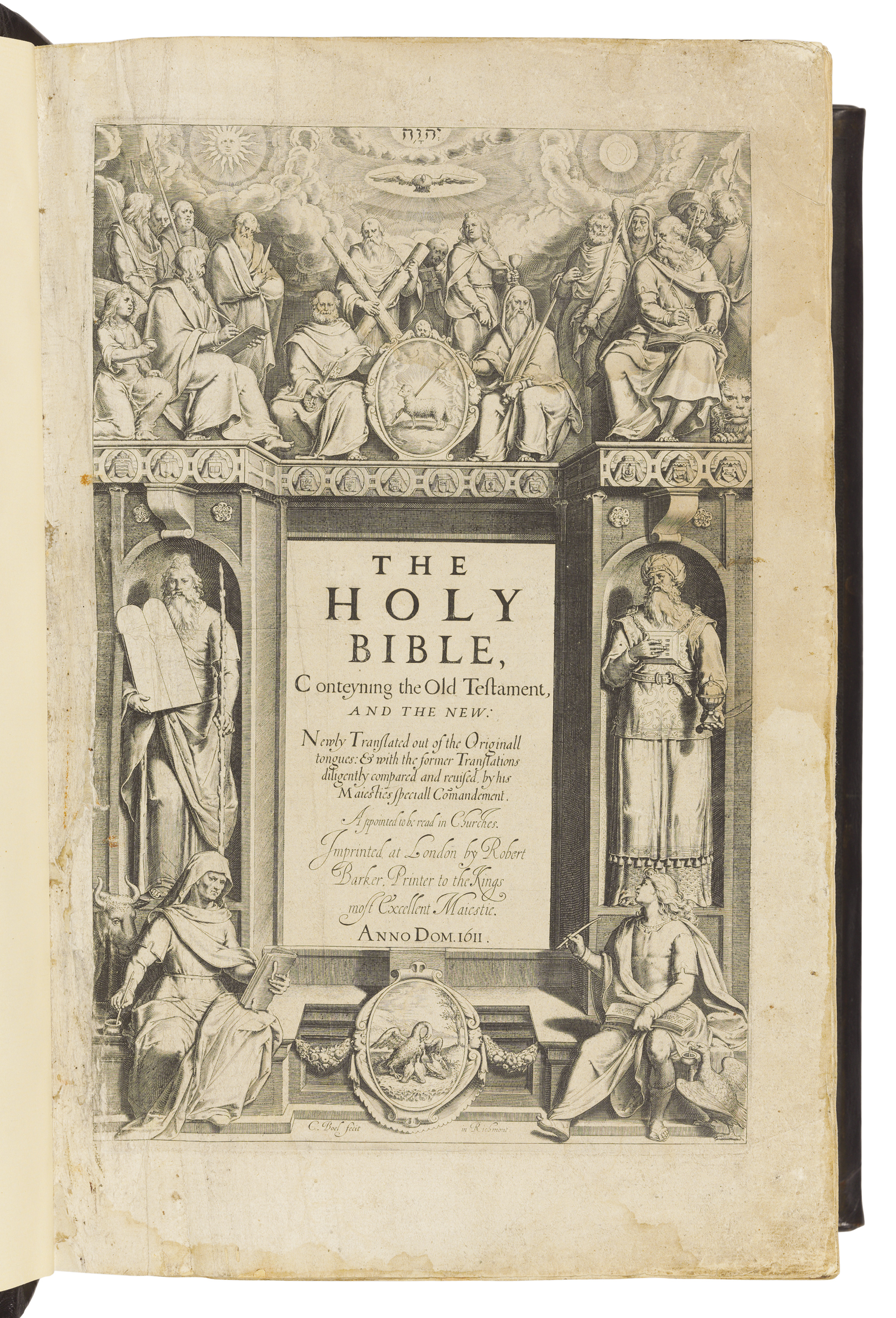 BIBLE, English. The Holy Bible, conteyning the Old Testament, and the ...