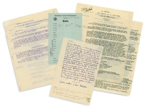 ESCOFFIER, Auguste (1846-1935). A collection of recipes and menus, c ...