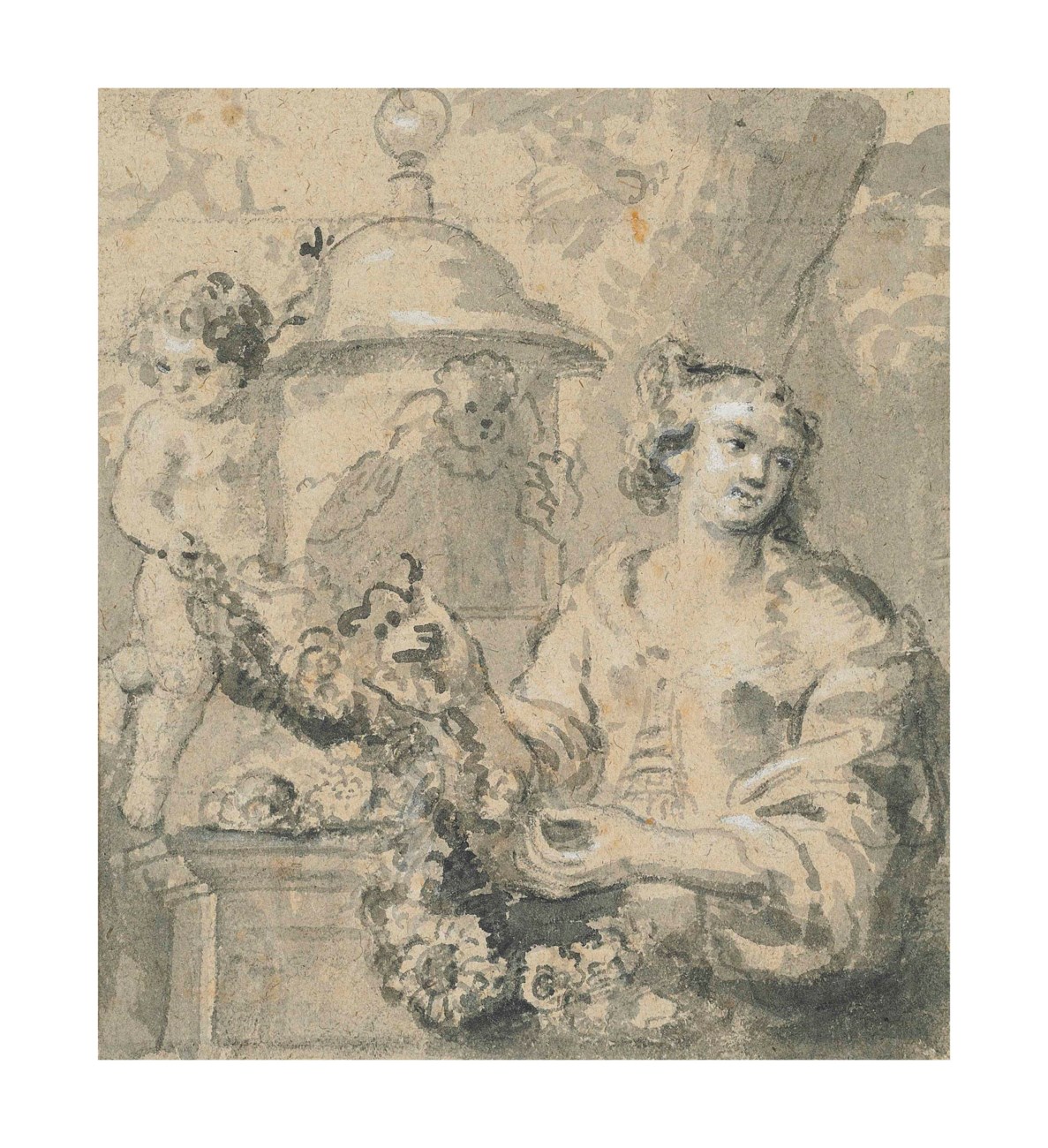 Jan Erasmus Quellinus (Antwerp 1634-1715 Mechelen), An elegantly ...