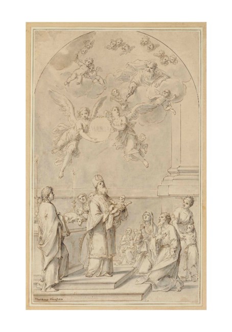 Marcantonio Franceschini (Bologna 1648-1729), The Presentation at the ...