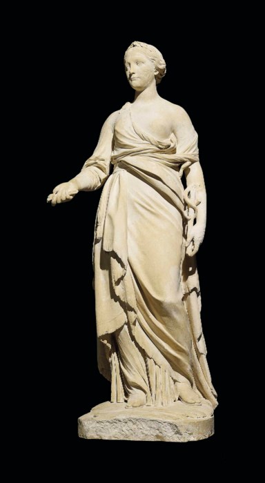 JEAN-JACQUES CAFFIERI (1725-1792), PARIS, 1761, PEACE HOLDING OUT AN ...