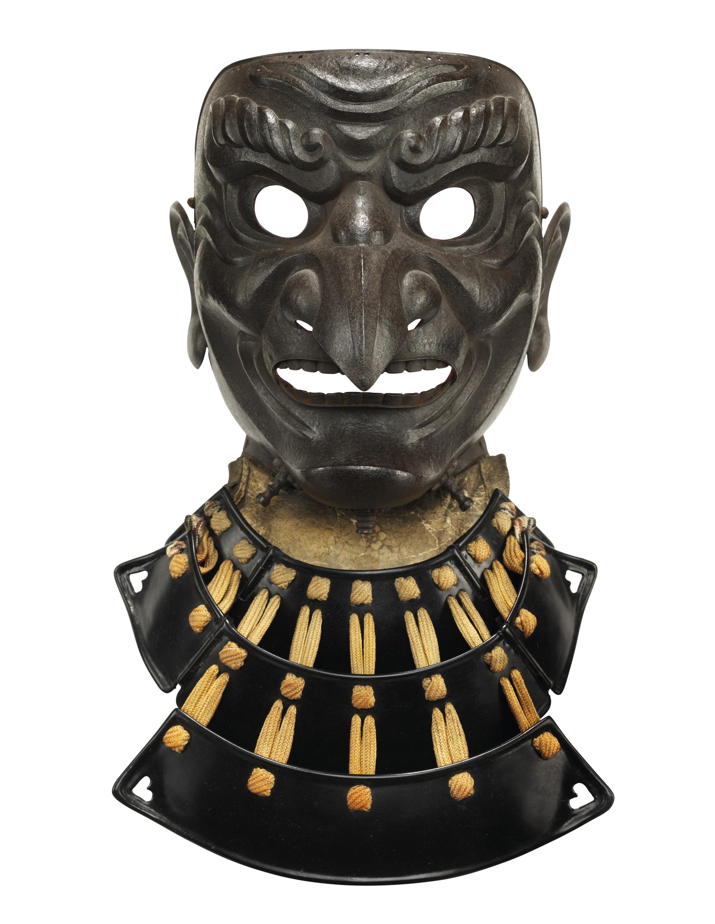 A TENGU IRON SOMEN [FULL-FACE MASK], SIGNED RYU (FUKUTAKE ICHIRO ...